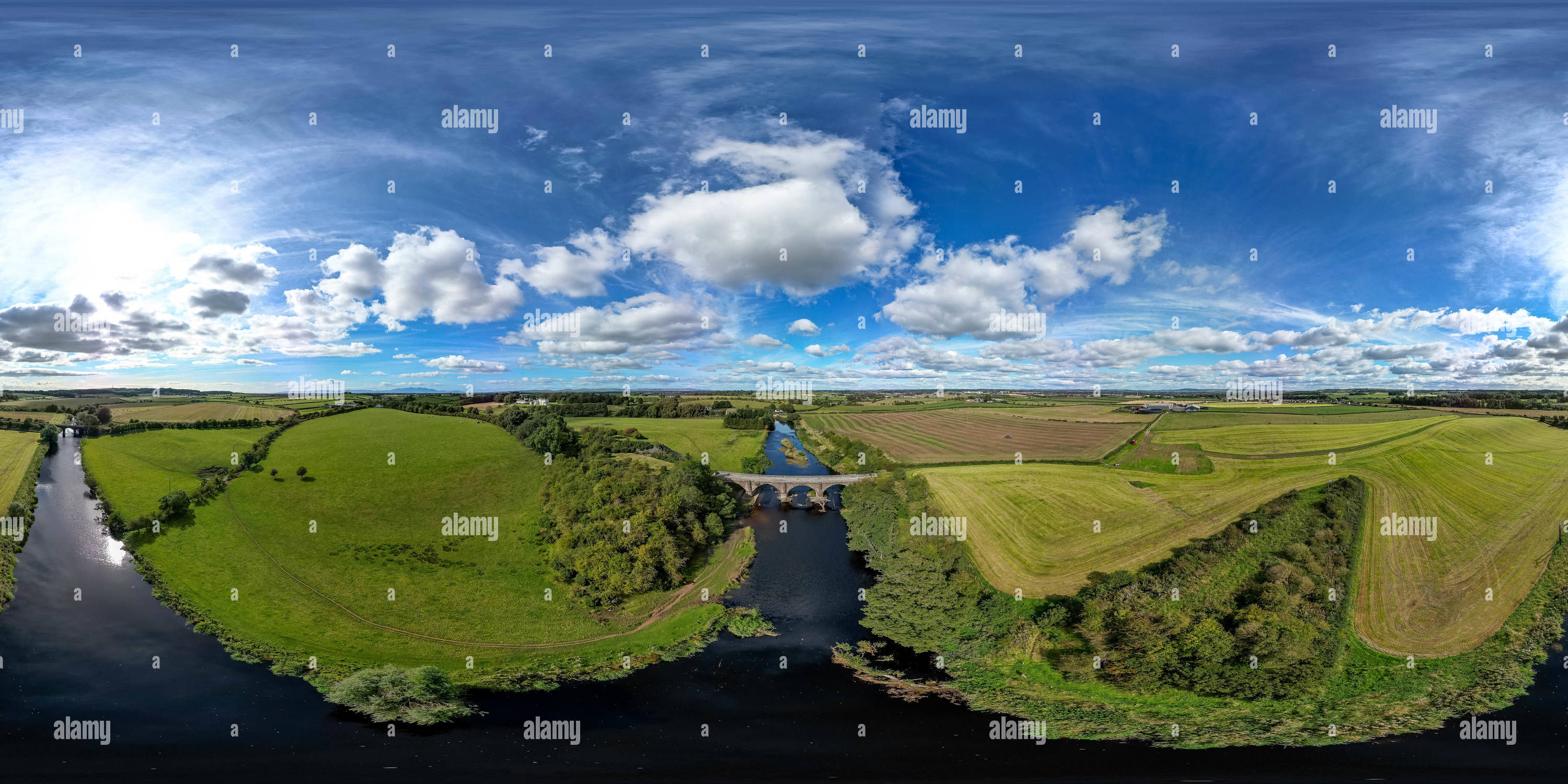 360° view of Laigh Milton Viaduct - Alamy