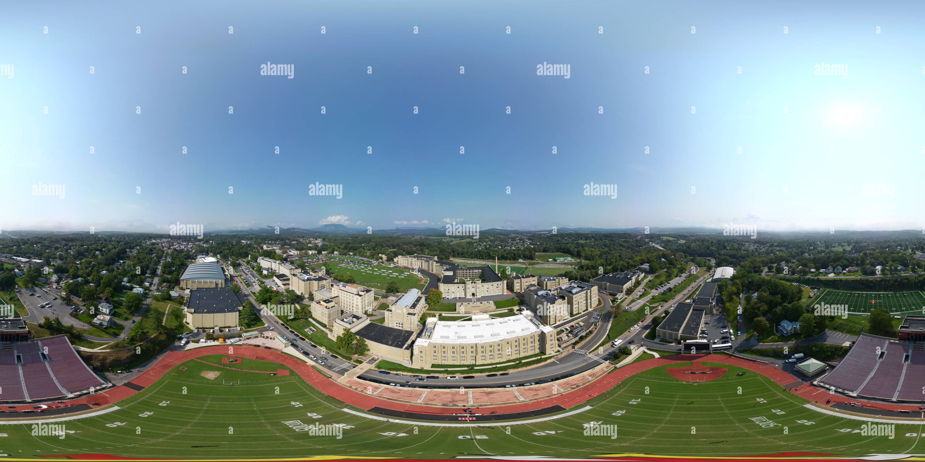360° view of Above VMI Stadium - Alamy