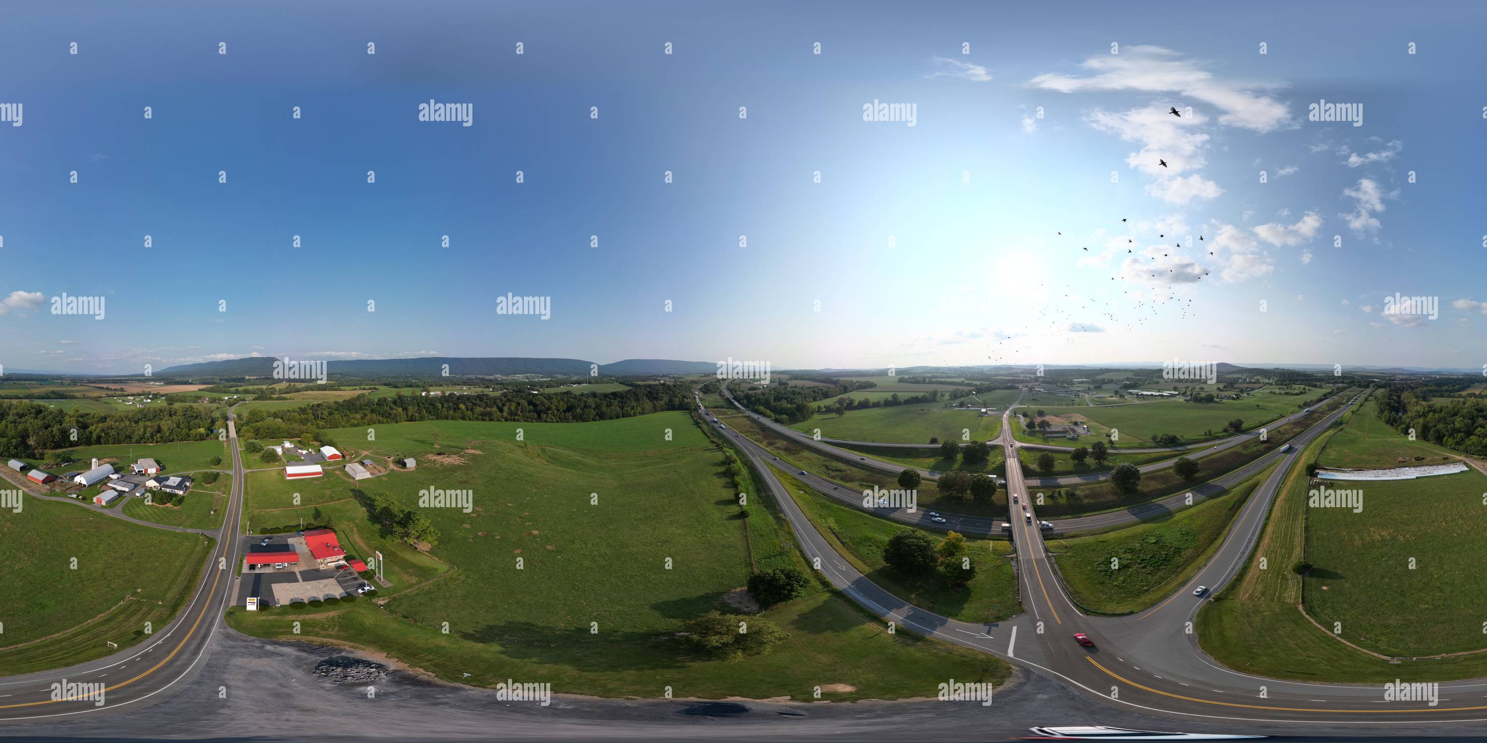 360° view of Above the valley in Virginia - Alamy