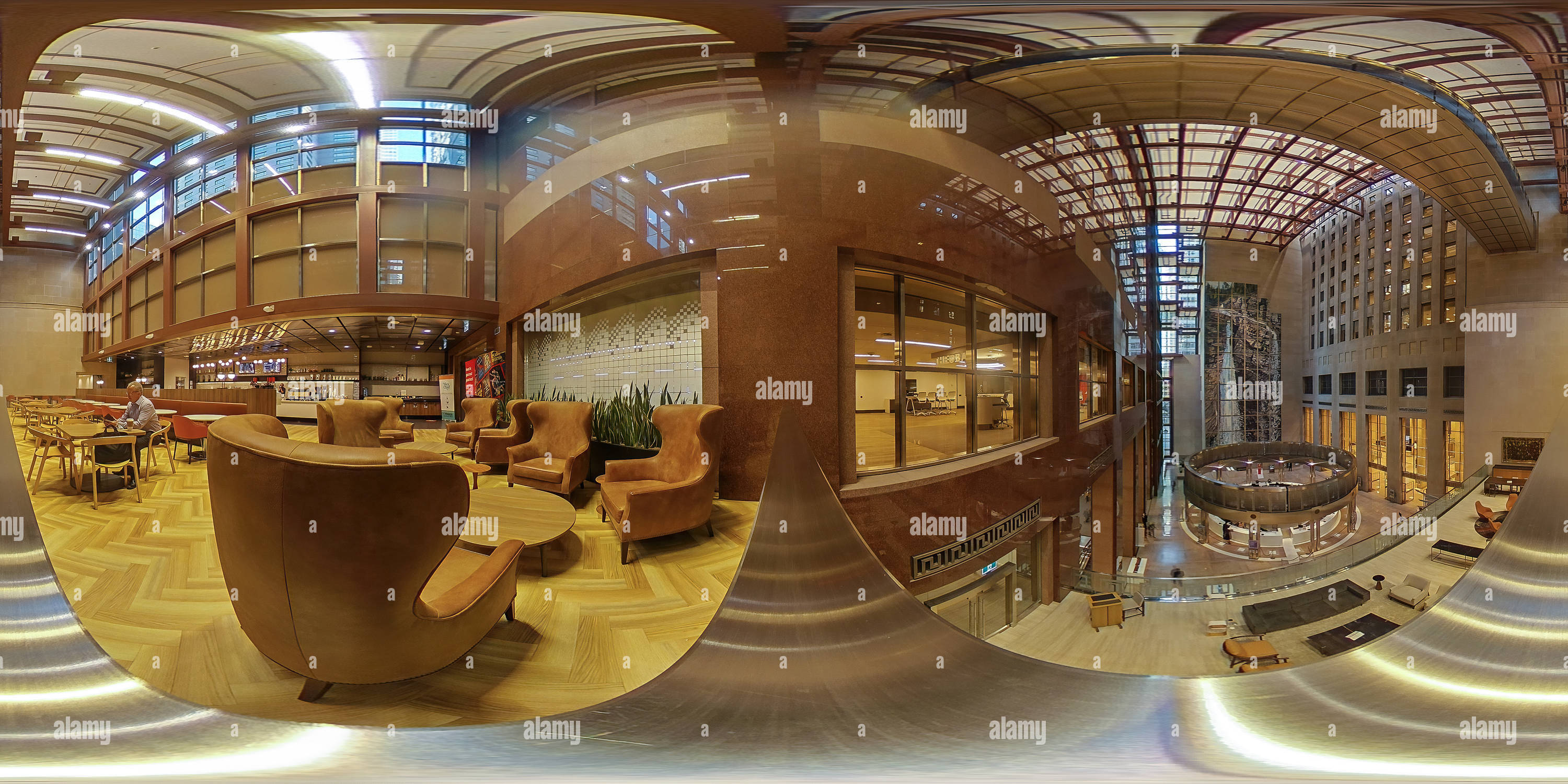 360° view of Bay Street Building Lobby in Toronto - Alamy