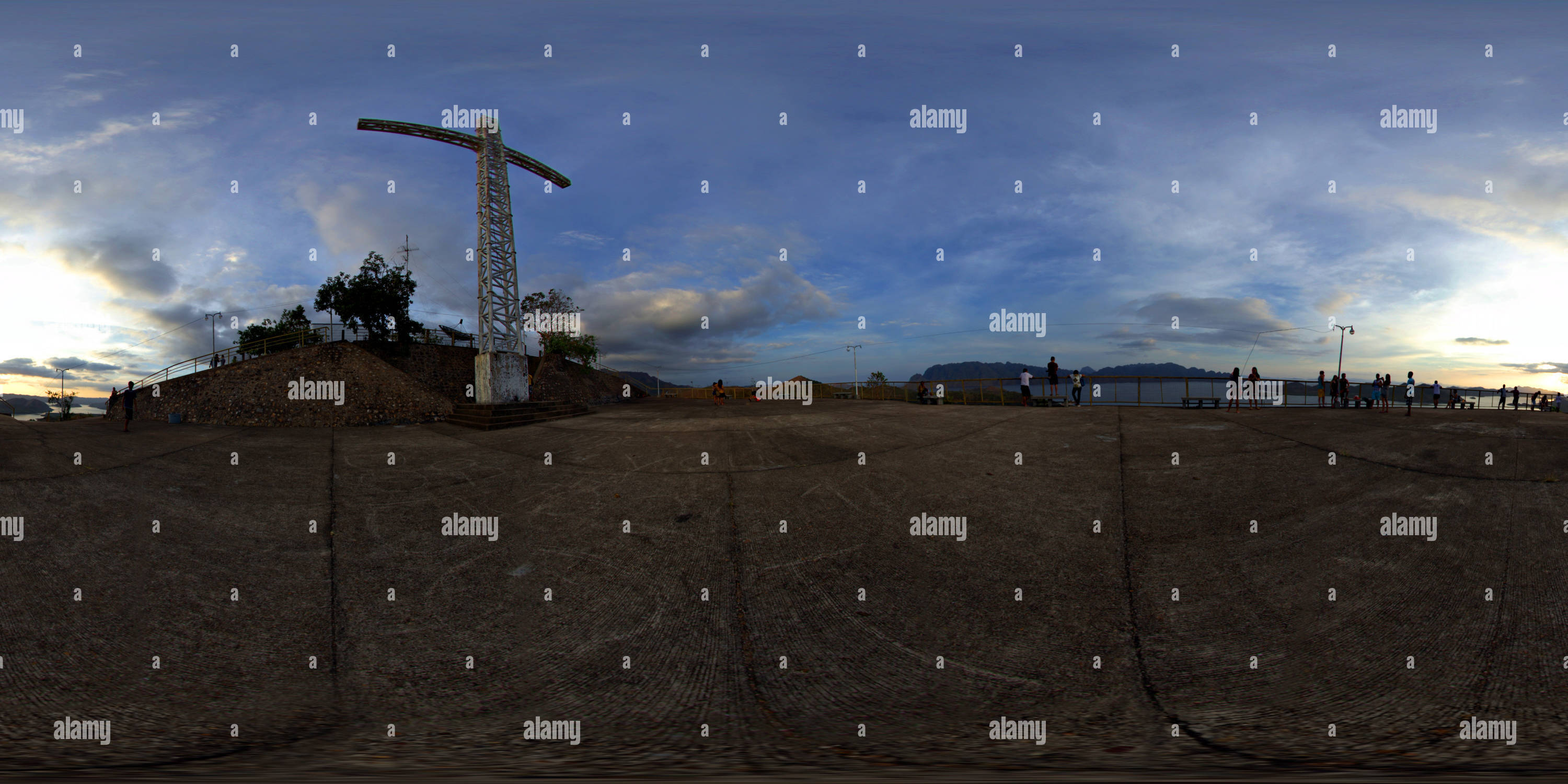 360° view of Mt. Tapyas in Coron, Palawan - Alamy