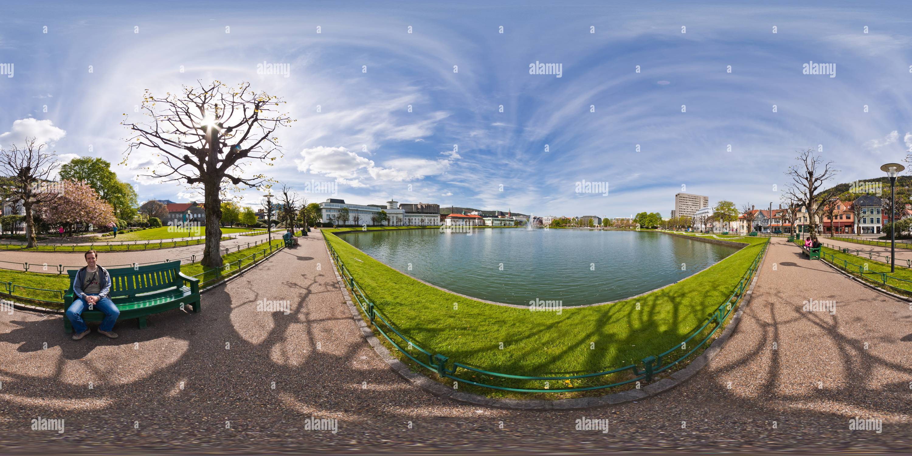 360° view of City Of Bergen, Norway - Alamy
