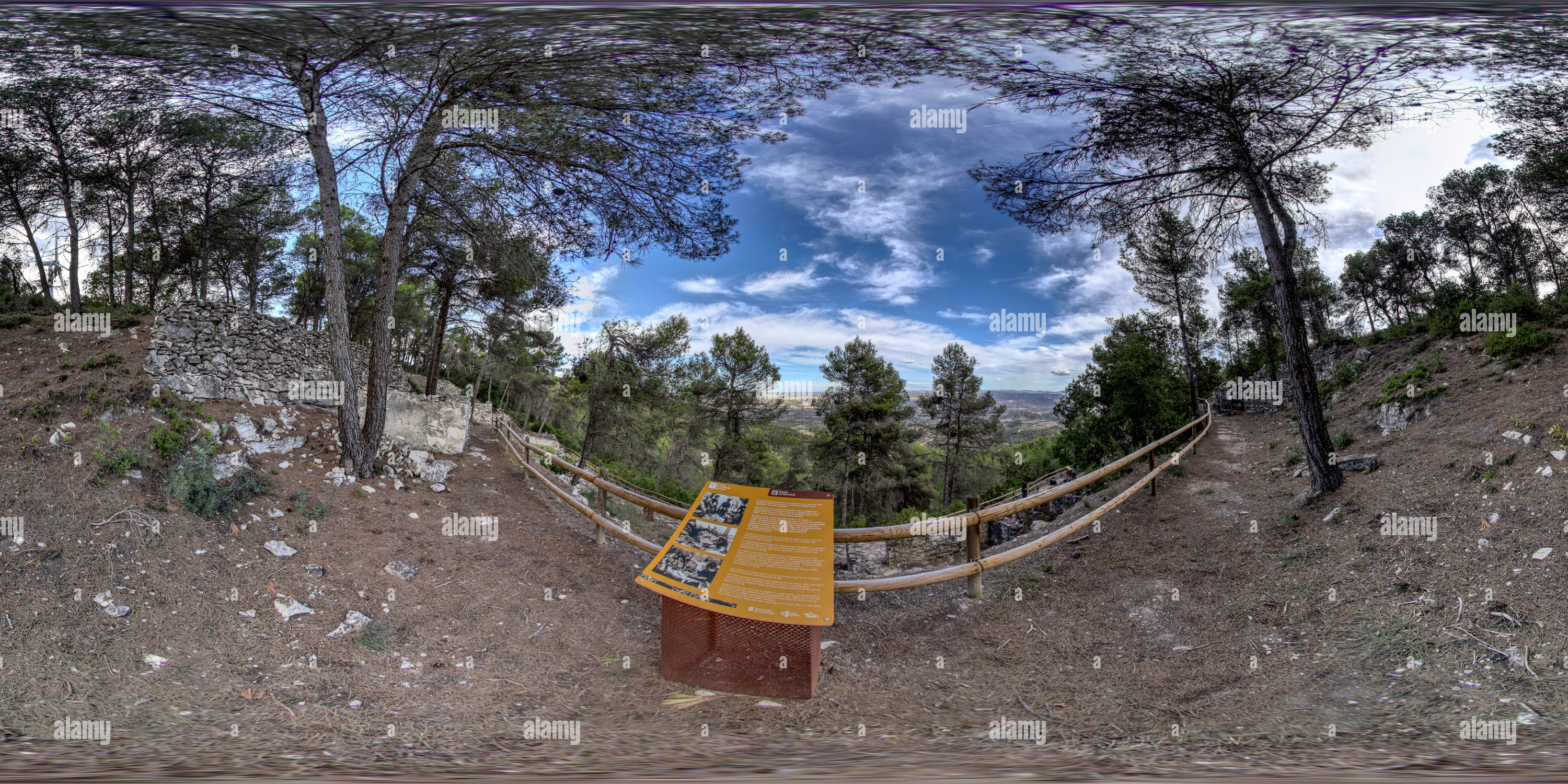 360° view of command post of Lieutenant Colonel Manuel Tagüeña - Alamy