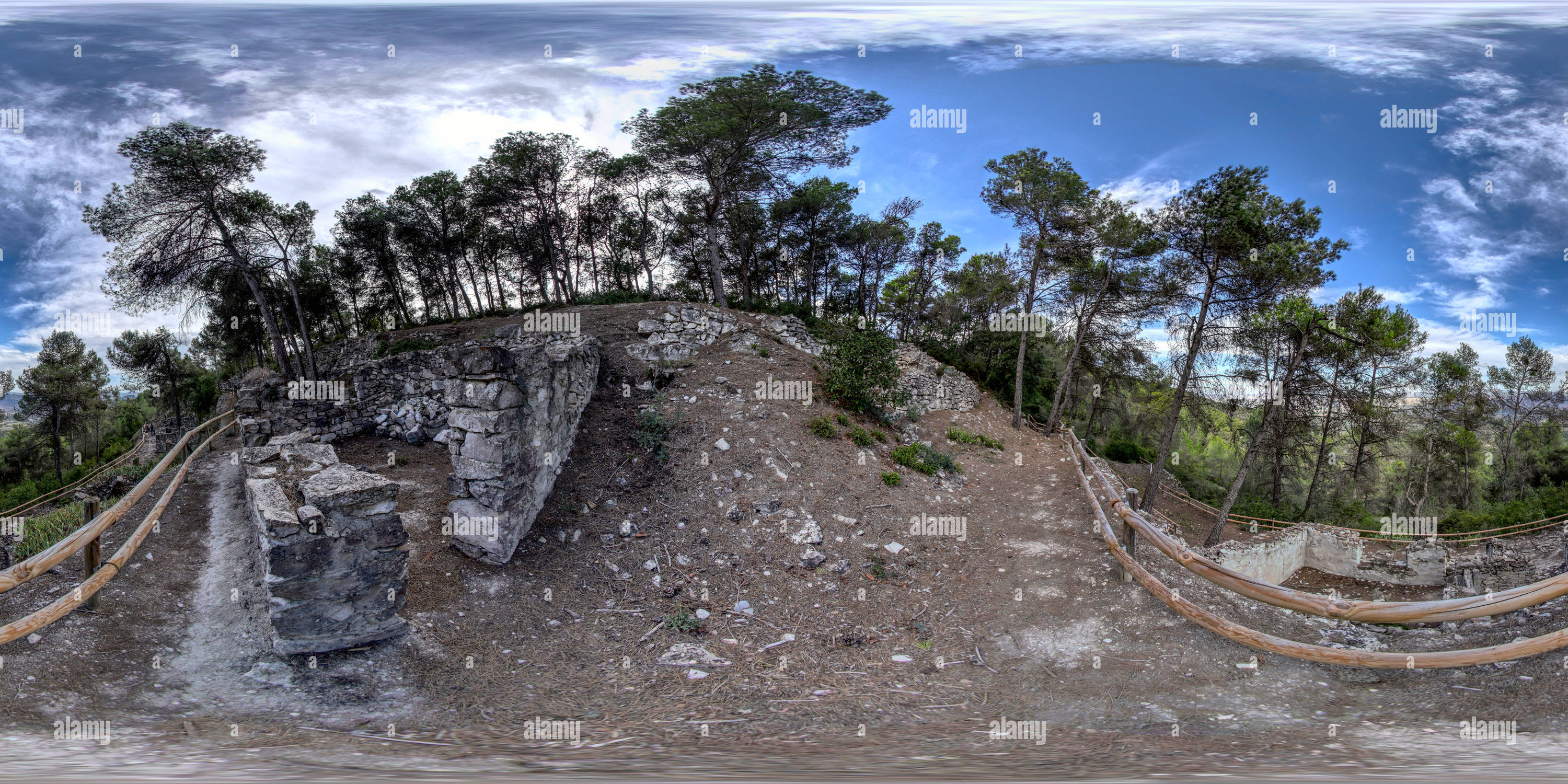 360° view of command post of Lieutenant Colonel Manuel Tagüeña - Alamy