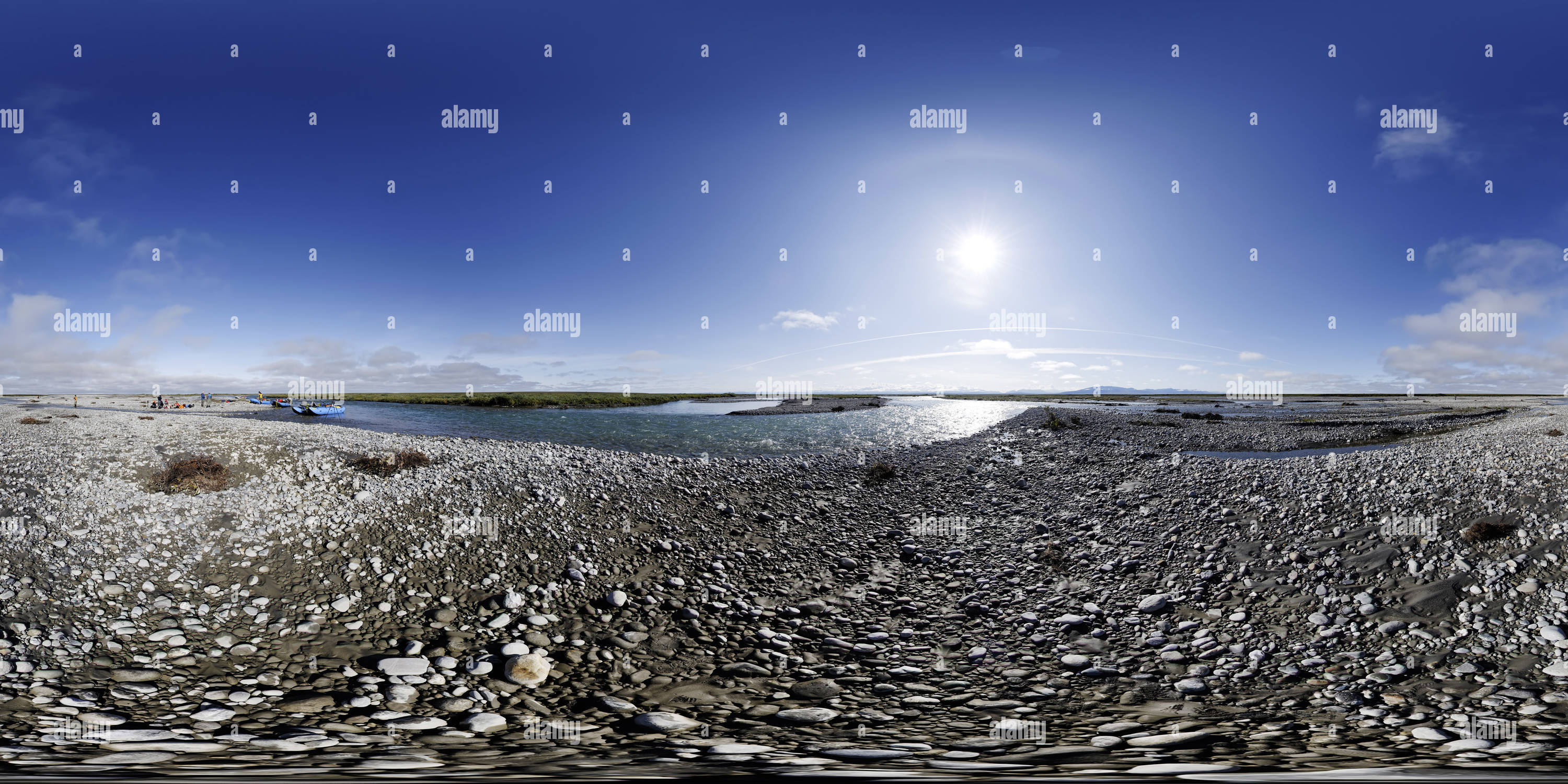 360° view of Pano 110818 Hulahula Lunch - Alamy