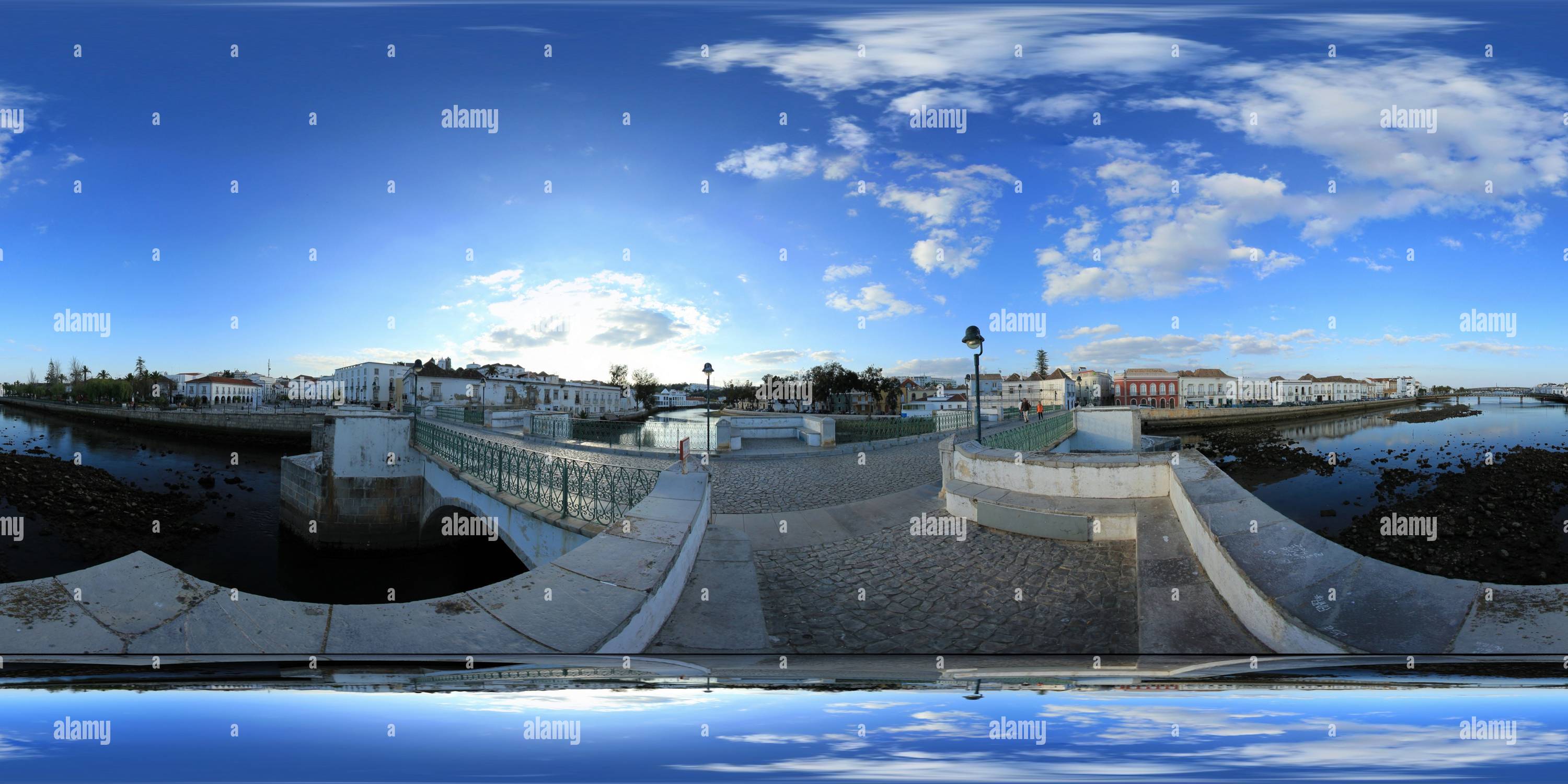 360° view of Tavira Rio Gilao - Alamy