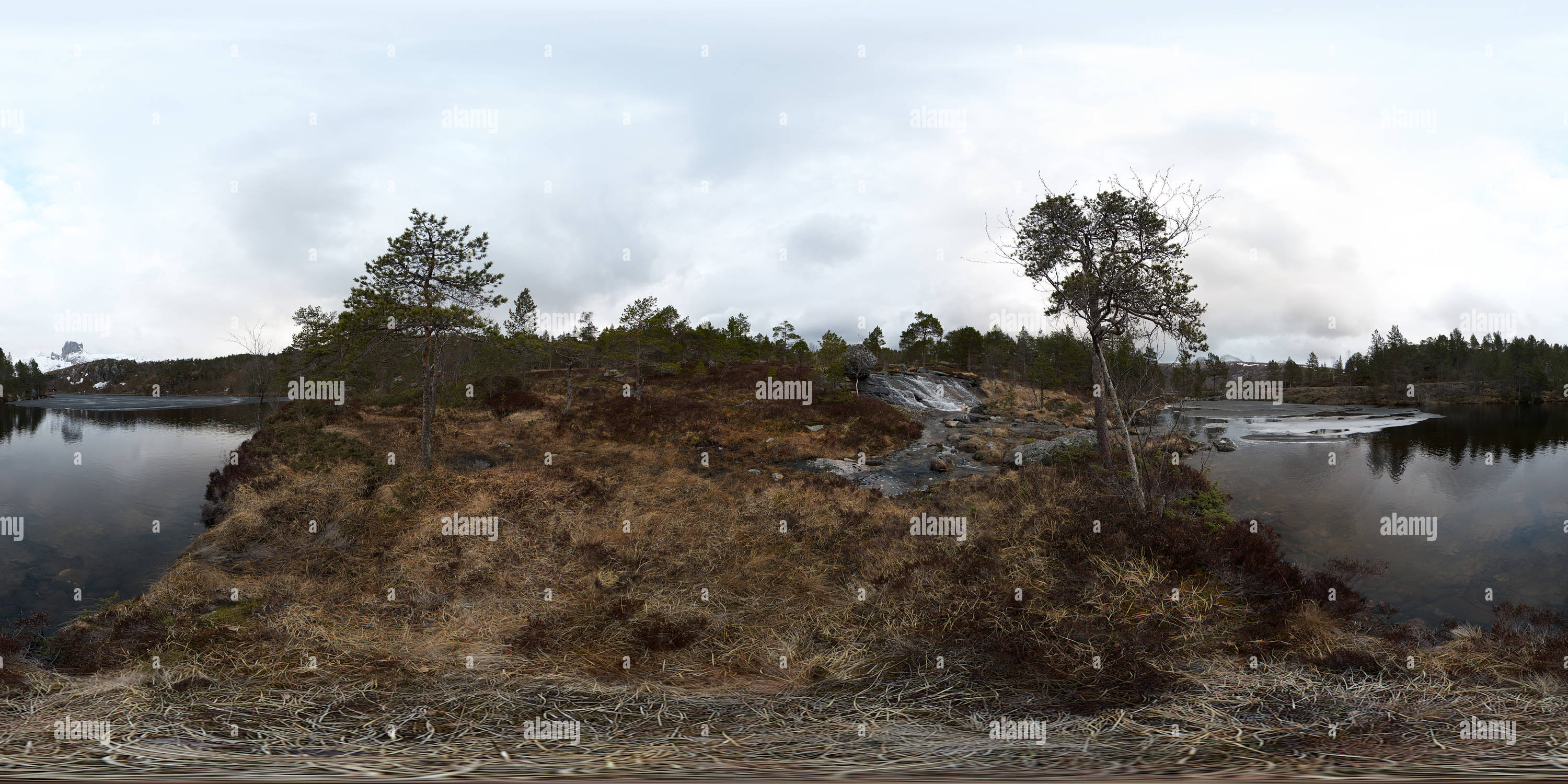 360° view of Spring in Festvåg, Bodø, Norway - Alamy