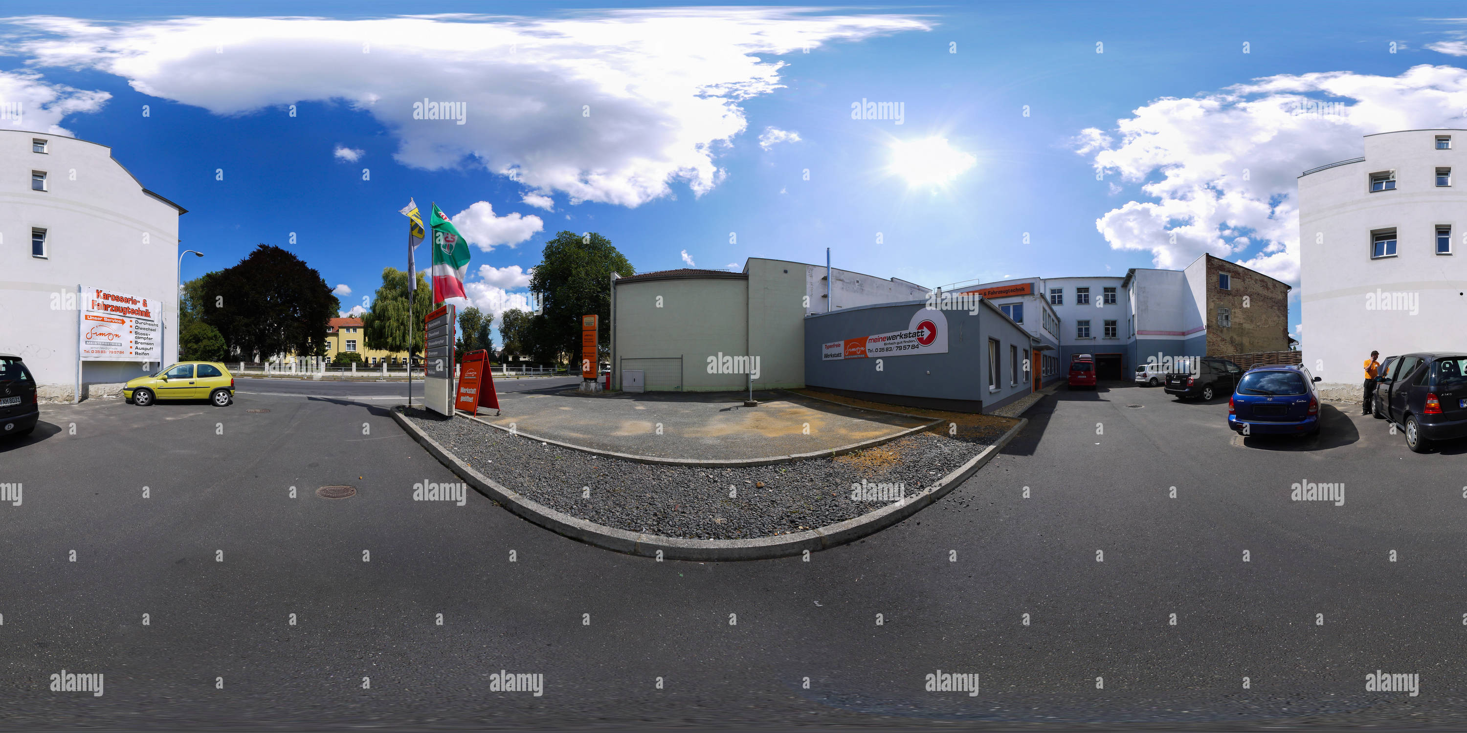 garage panorama 360 hi-res stock photography and images - Alamy