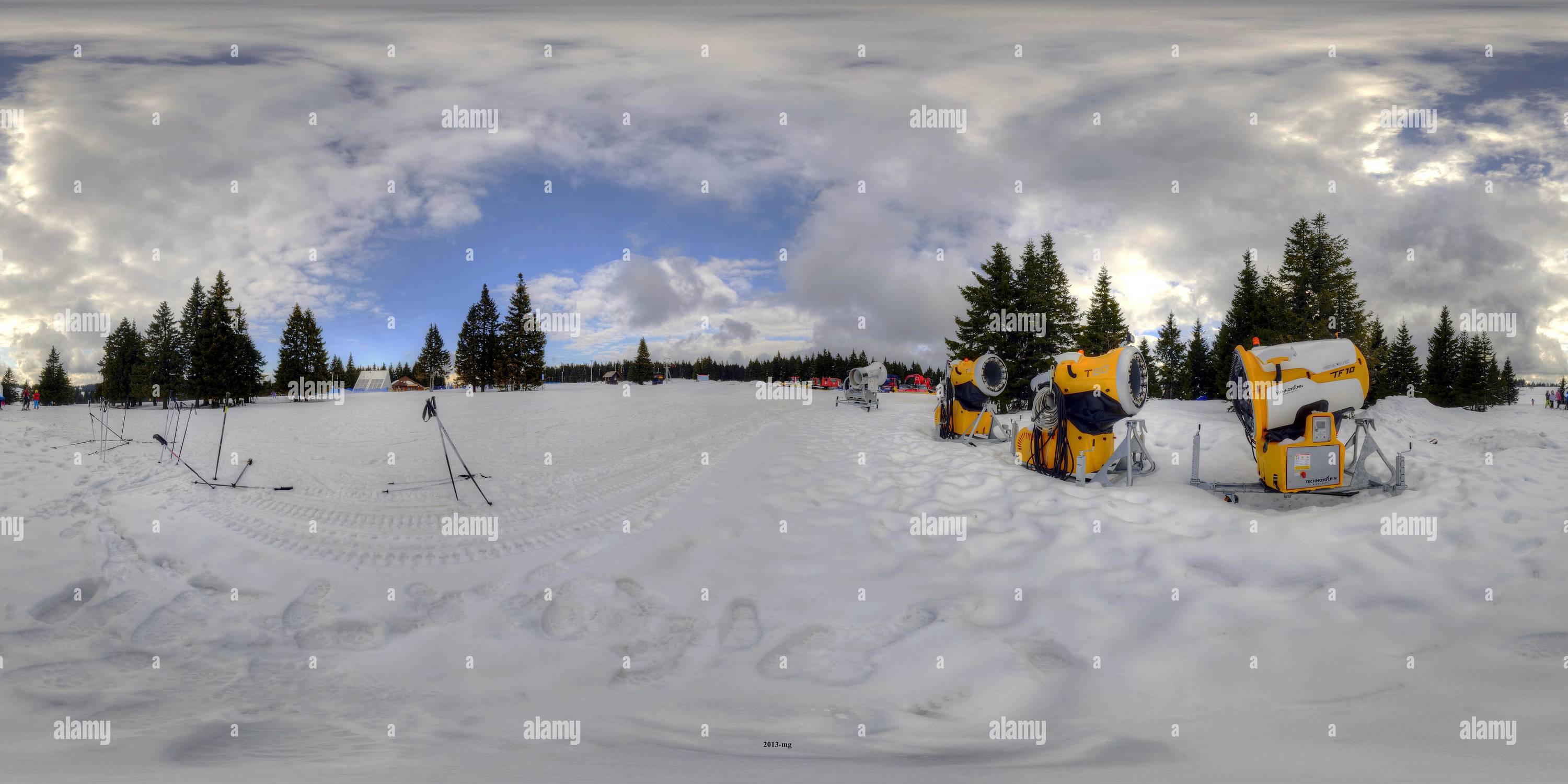 360° view of Rogla - zima 3 - Alamy