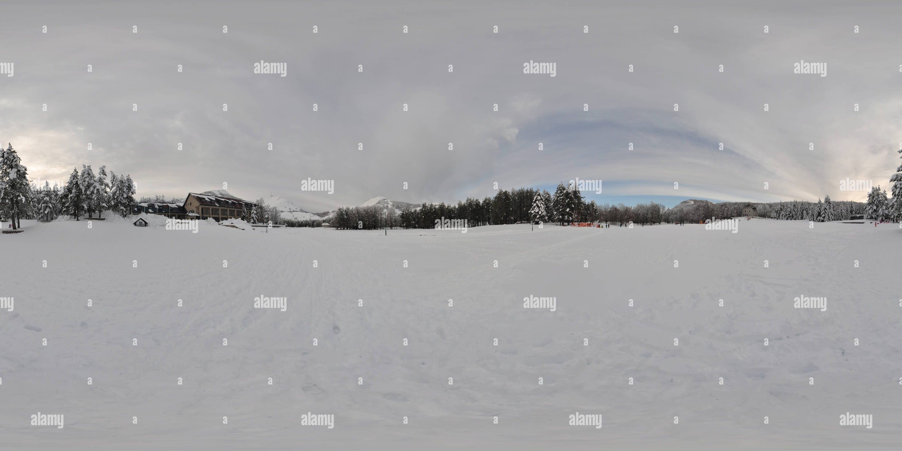 360° view of Ivanova Korita 2014 Snow - Alamy