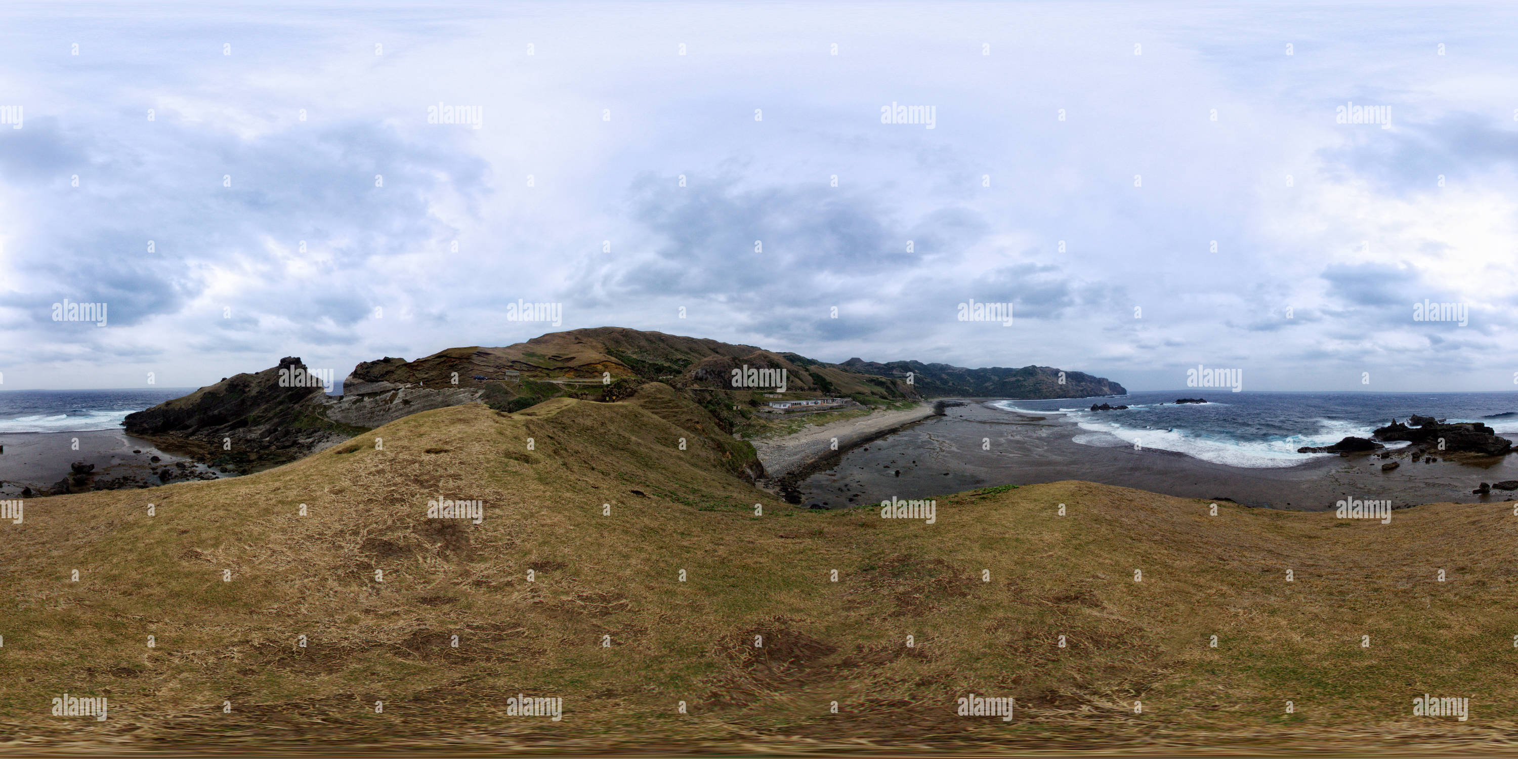 360° view of Alapad Hill, Batanes - Alamy