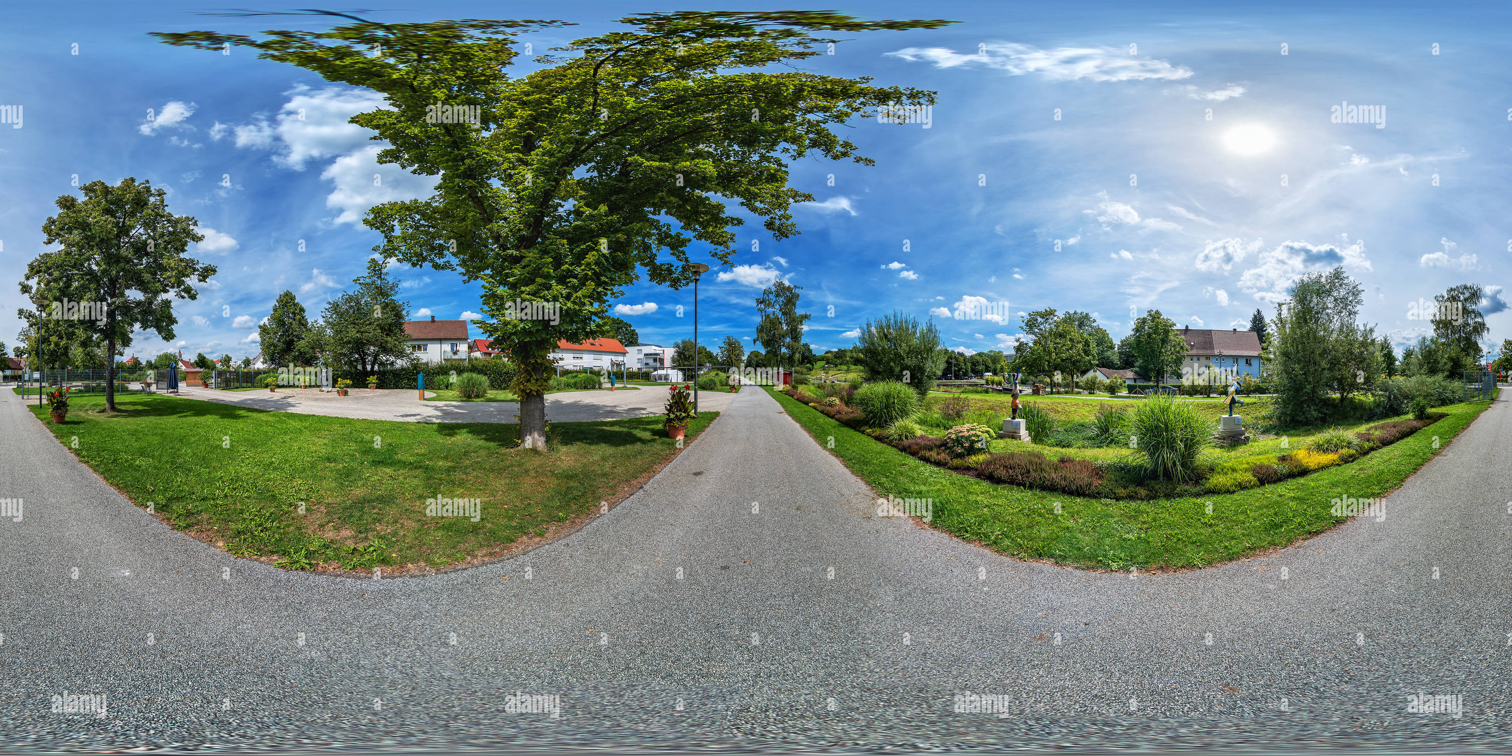 360° view of Rechberghausen - Gartenschaugelände - Alamy