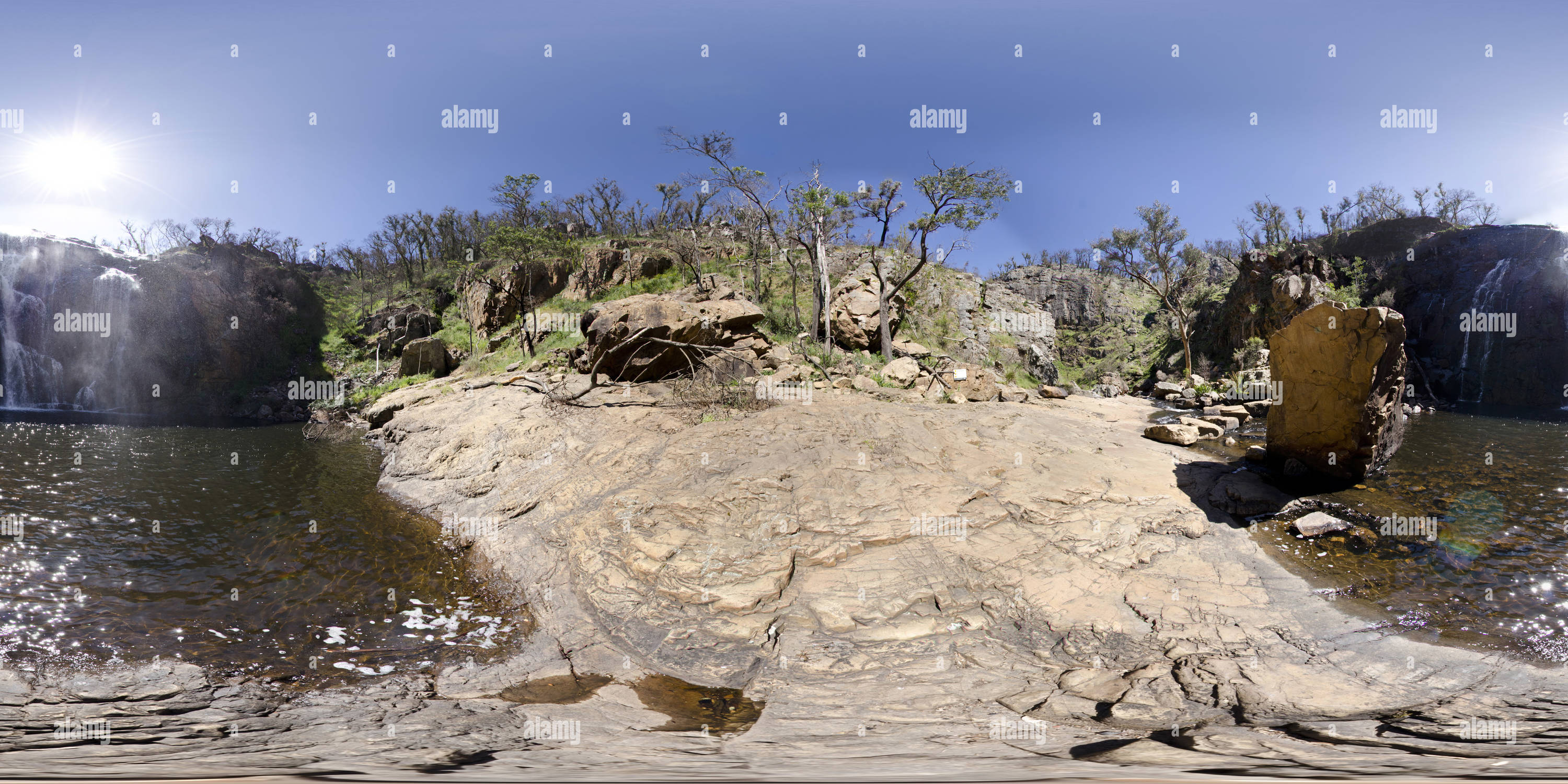 360° view of Grampians - Mackenzie Falls - Alamy