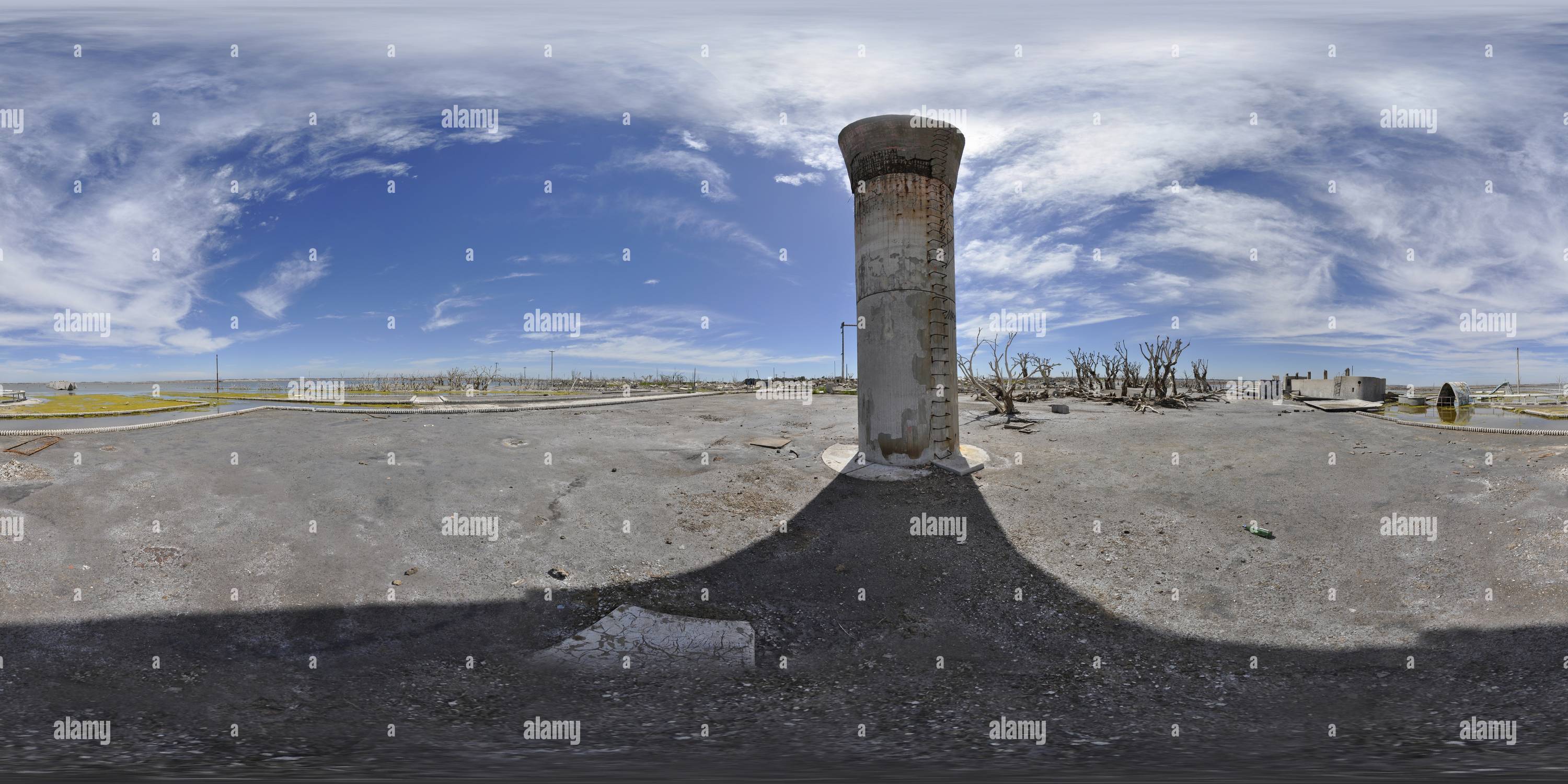 360° view of Ruinas de Epecuen - Alamy