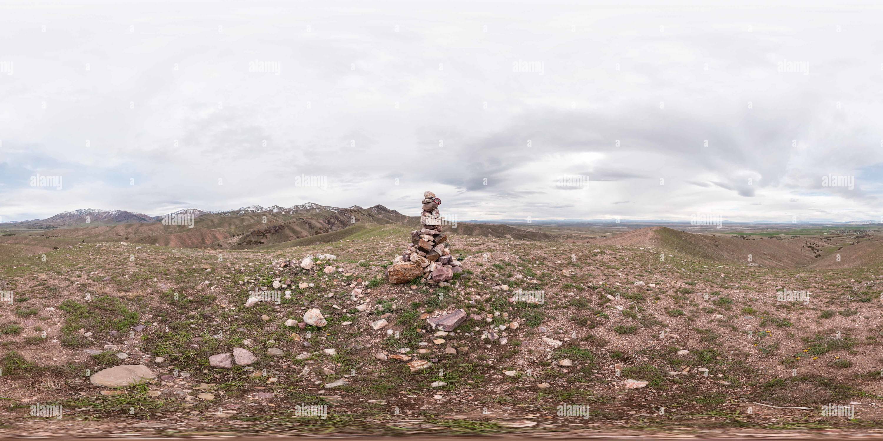 360° view of Ridge above TV Hill, Oak City, Utah - Alamy