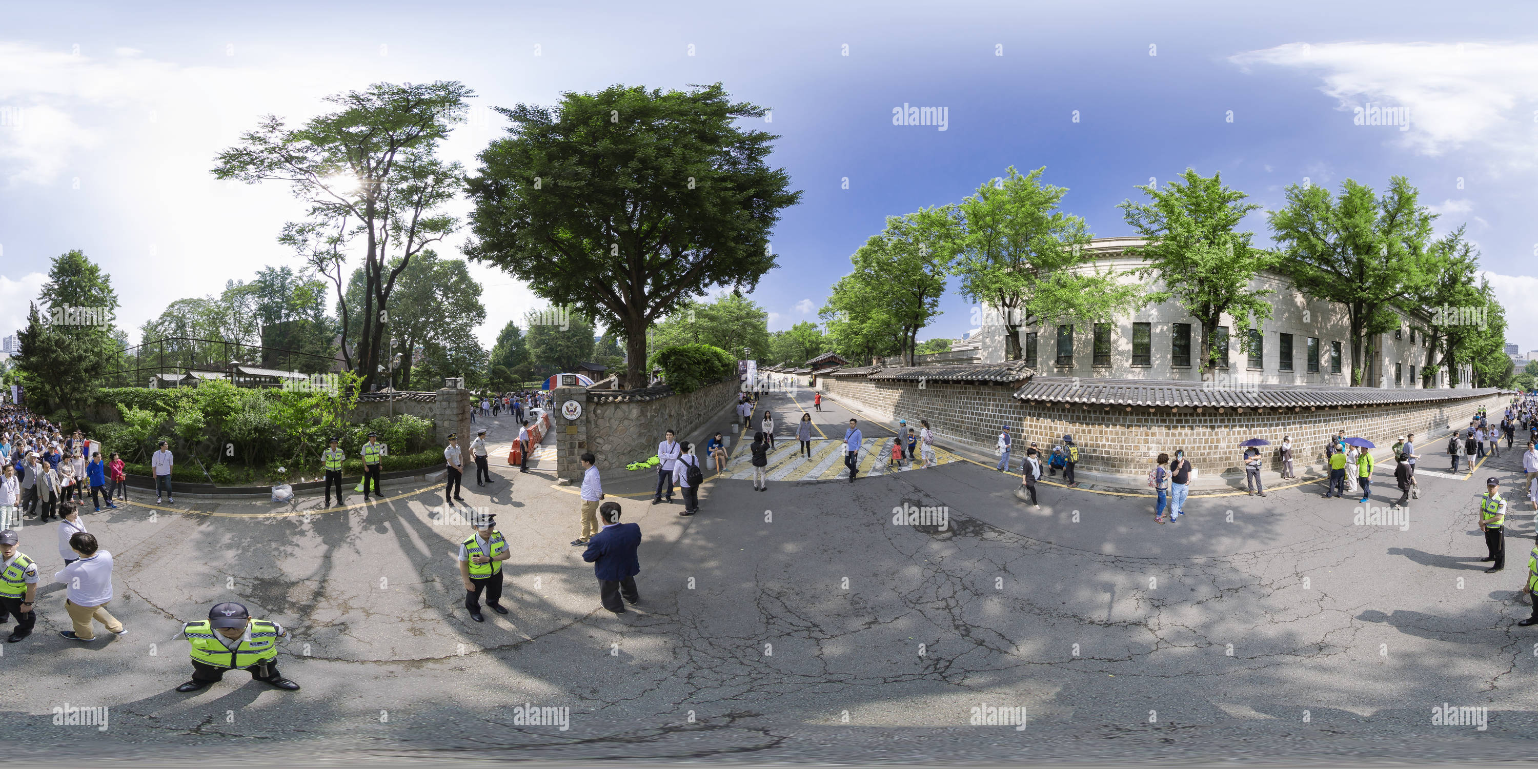 360° view of US Ambassador's residence in south korea - Alamy