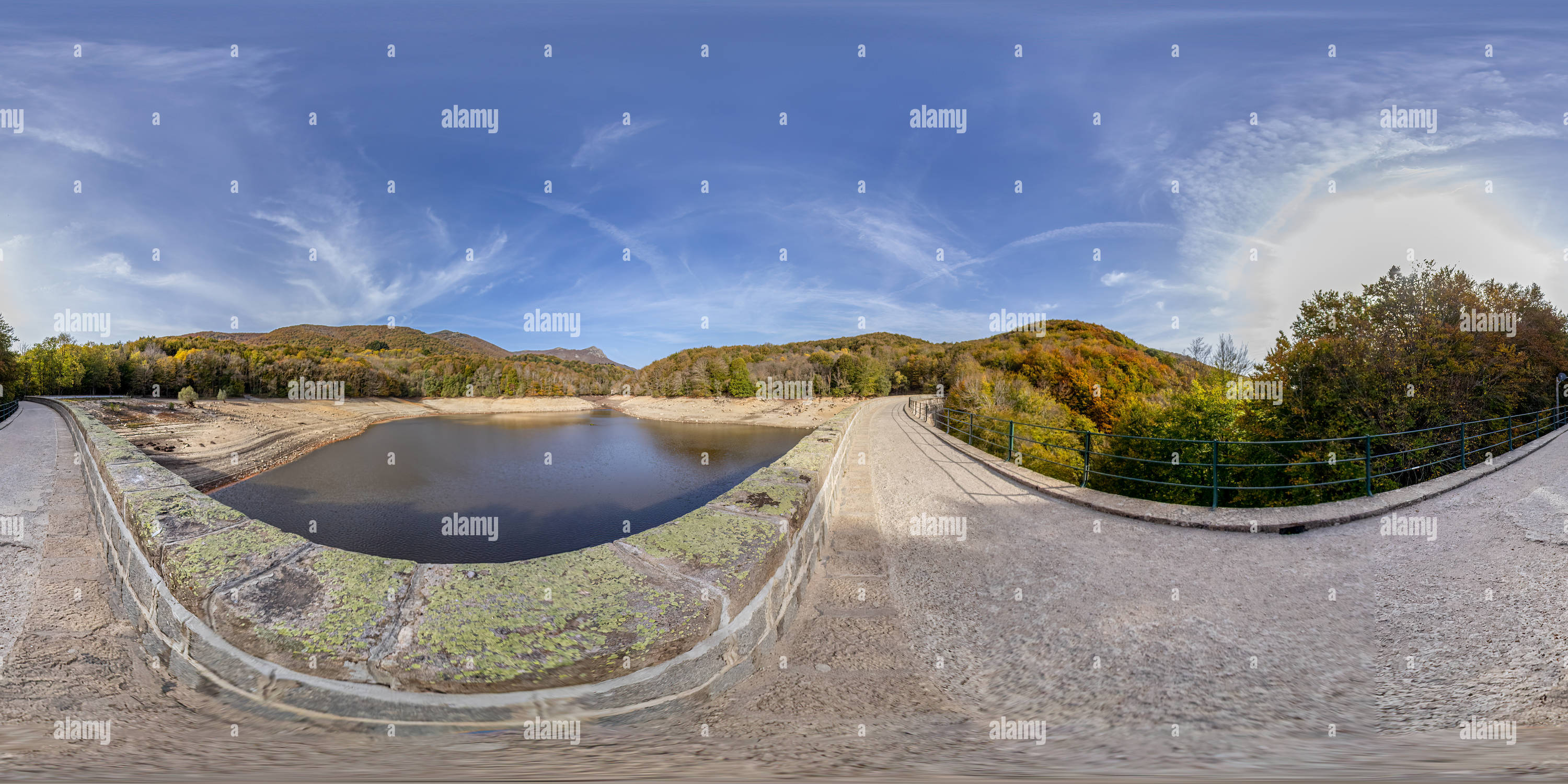 360° view of Dam Santa Fe del Montseny - Alamy