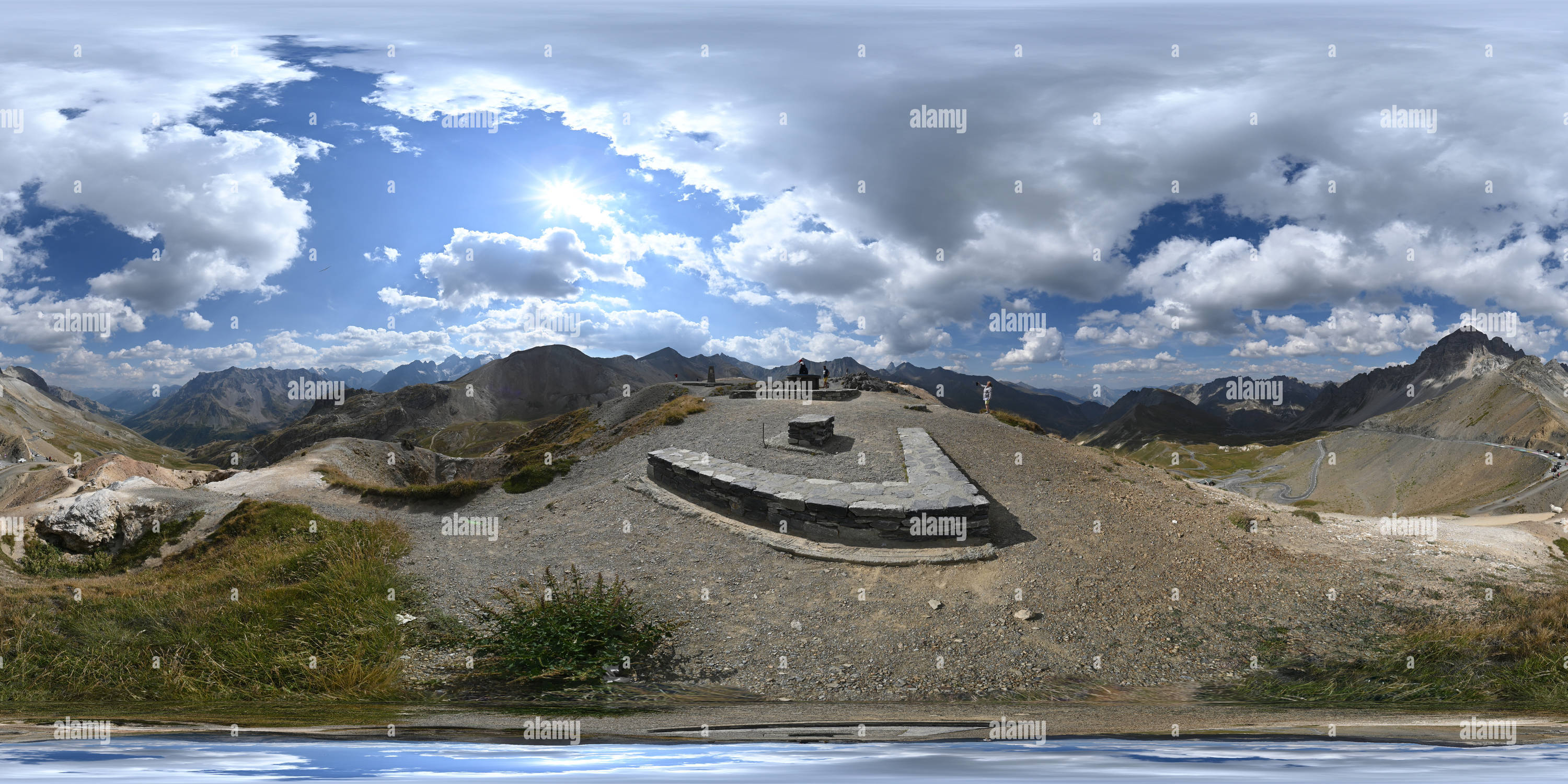 360° view of View of Col du Galibier - France - Alamy
