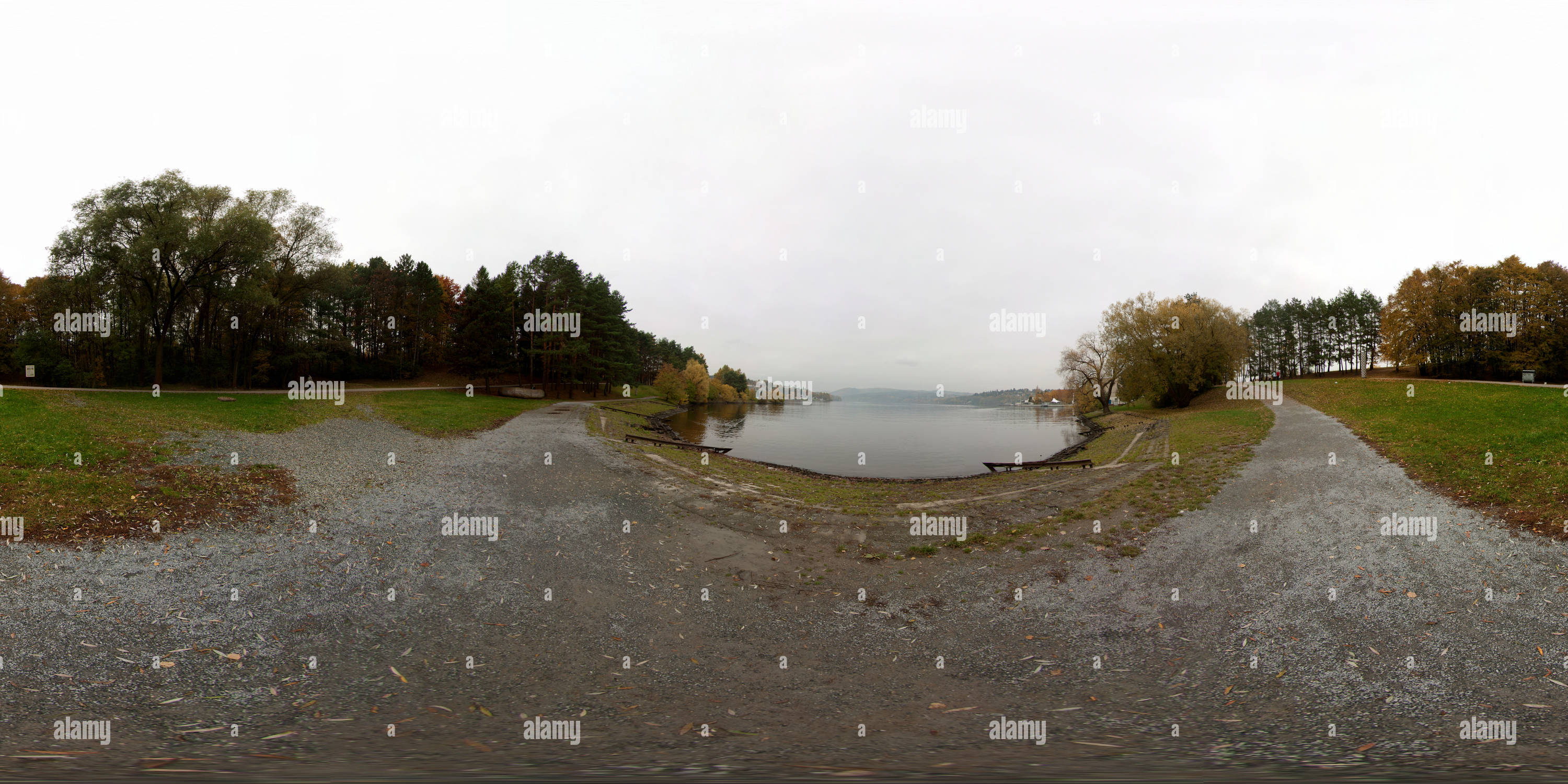 360° view of Brno dam - autumn 2011 - Alamy