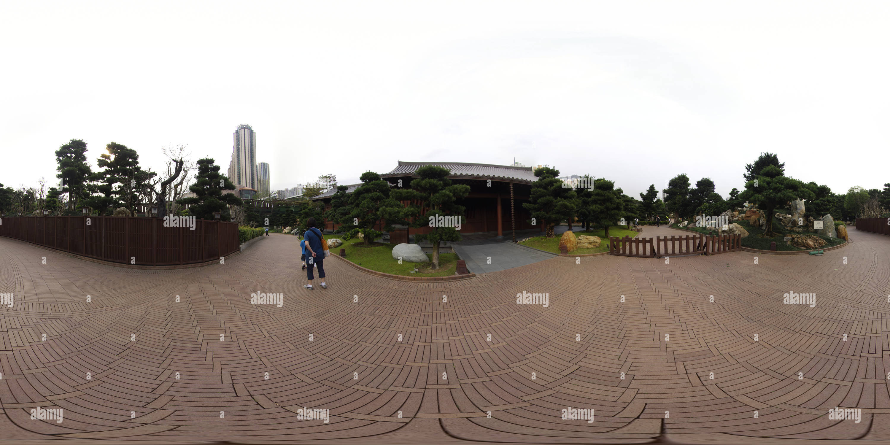 360° view of Hong Kong Kowloon Diamond Hill Nan Lian Garden Chinese ...