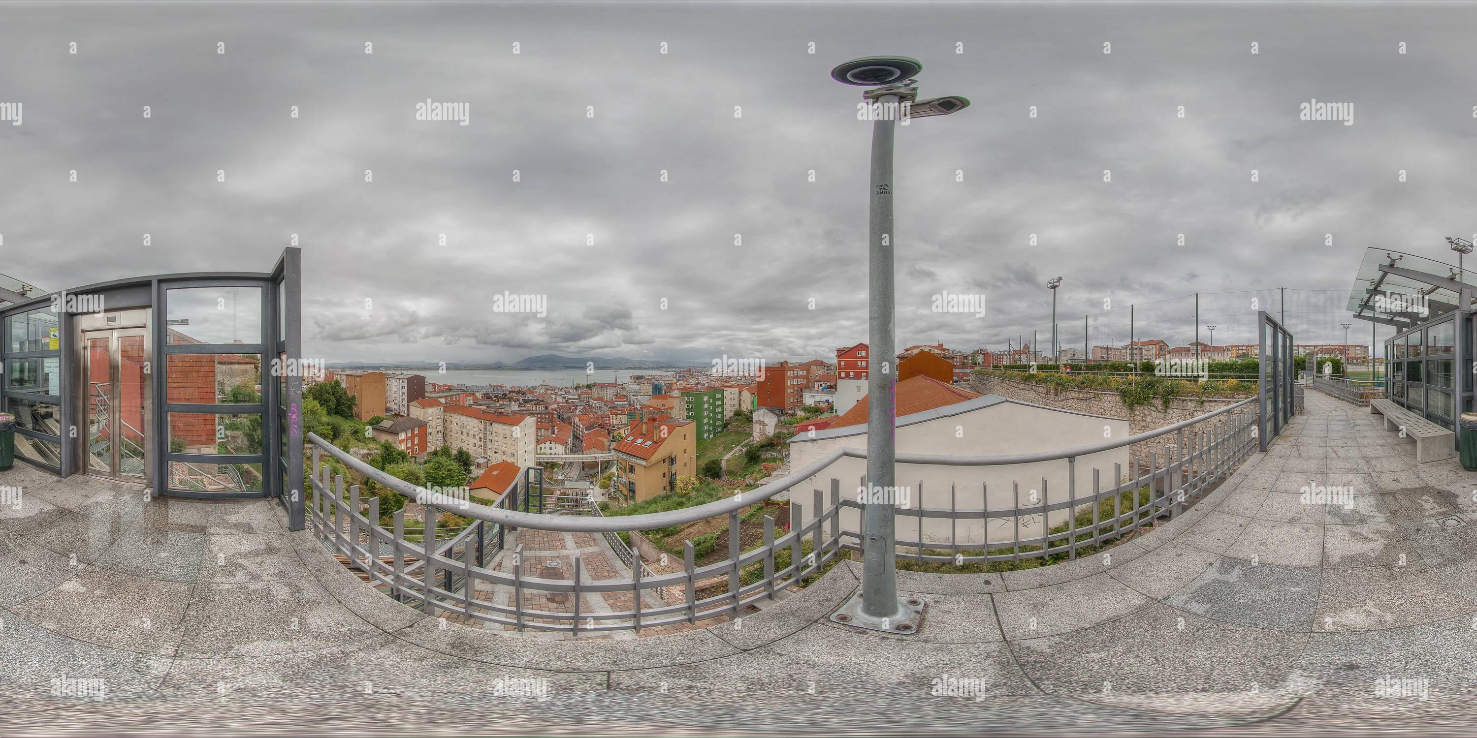 360° view of Santander, Rio de la Pila (Parte Alta - Alamy
