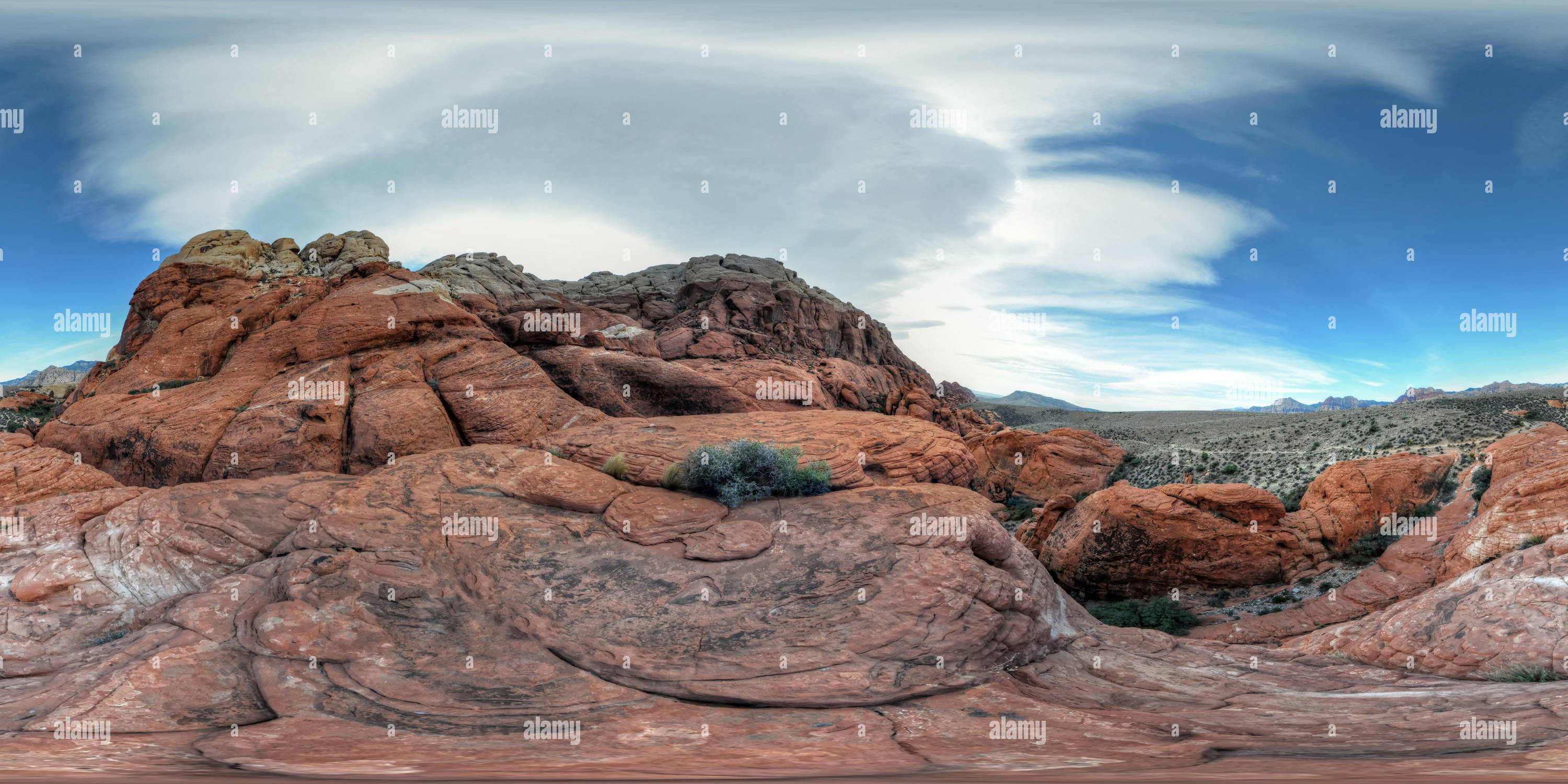 360° view of Calico Hills 02, Red Rock Canyon, Nevada - Alamy
