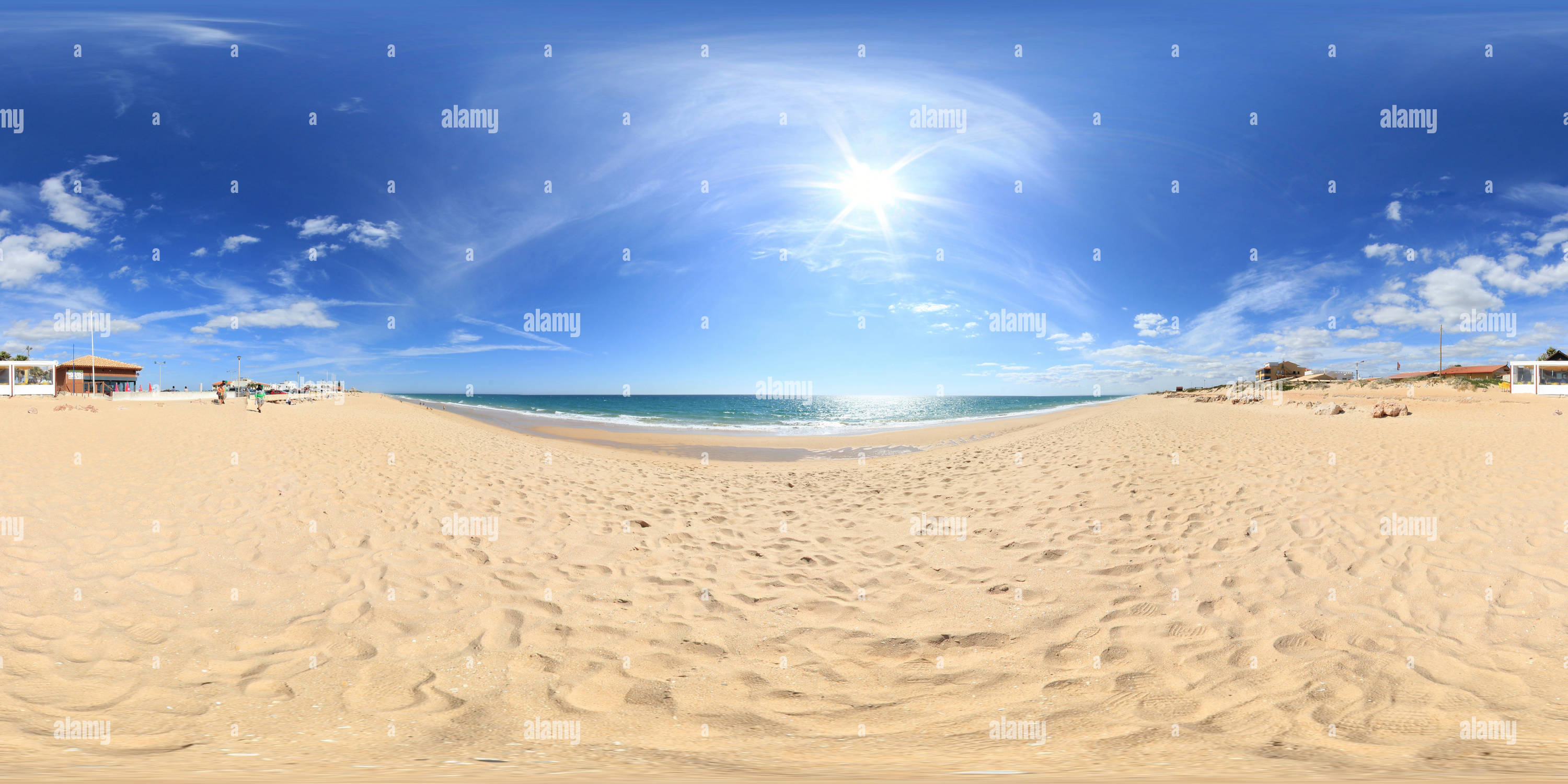 360° view of Faro Praia De Faro - Alamy