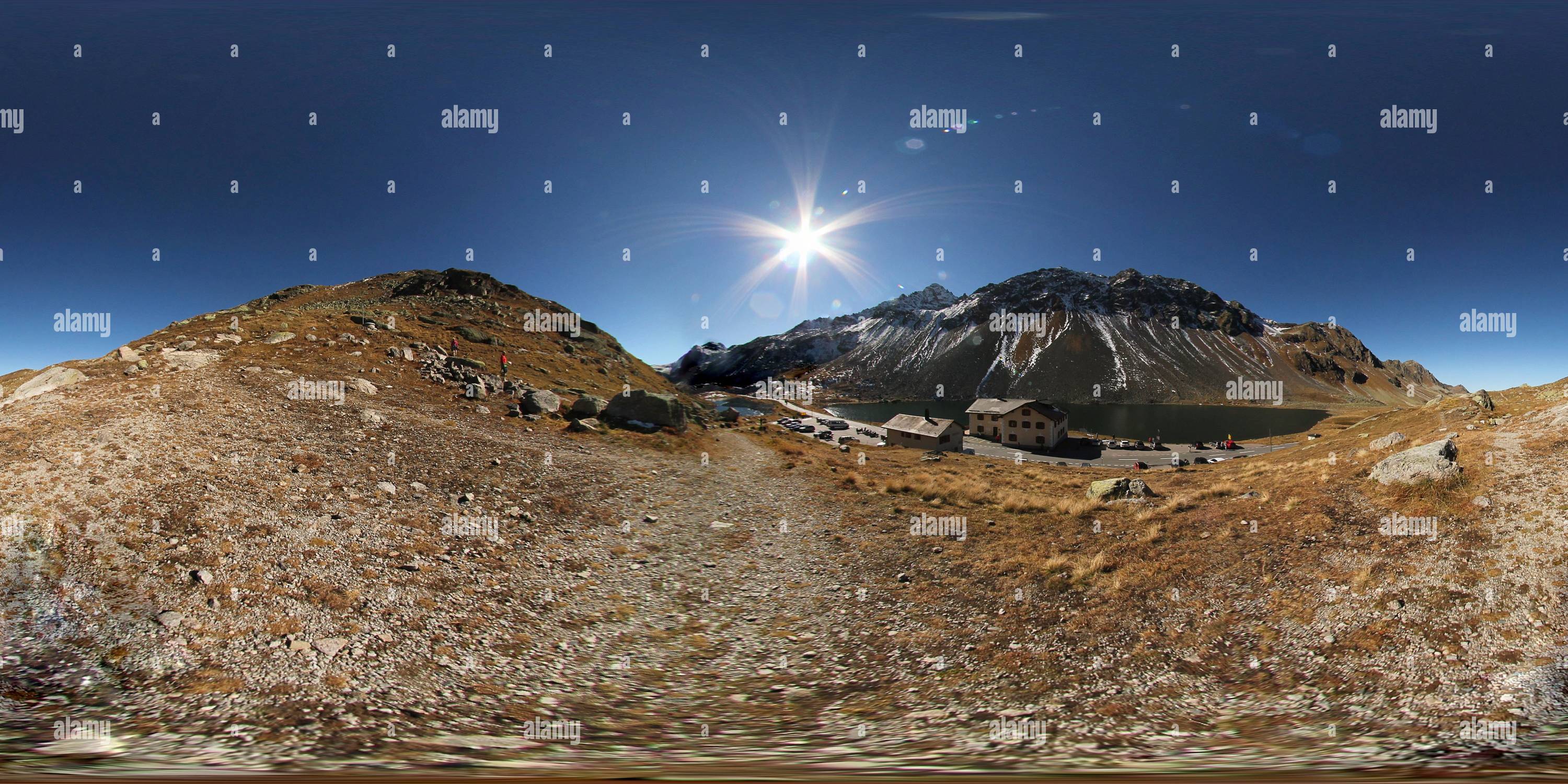 360° view of Flüela Pass - Alamy