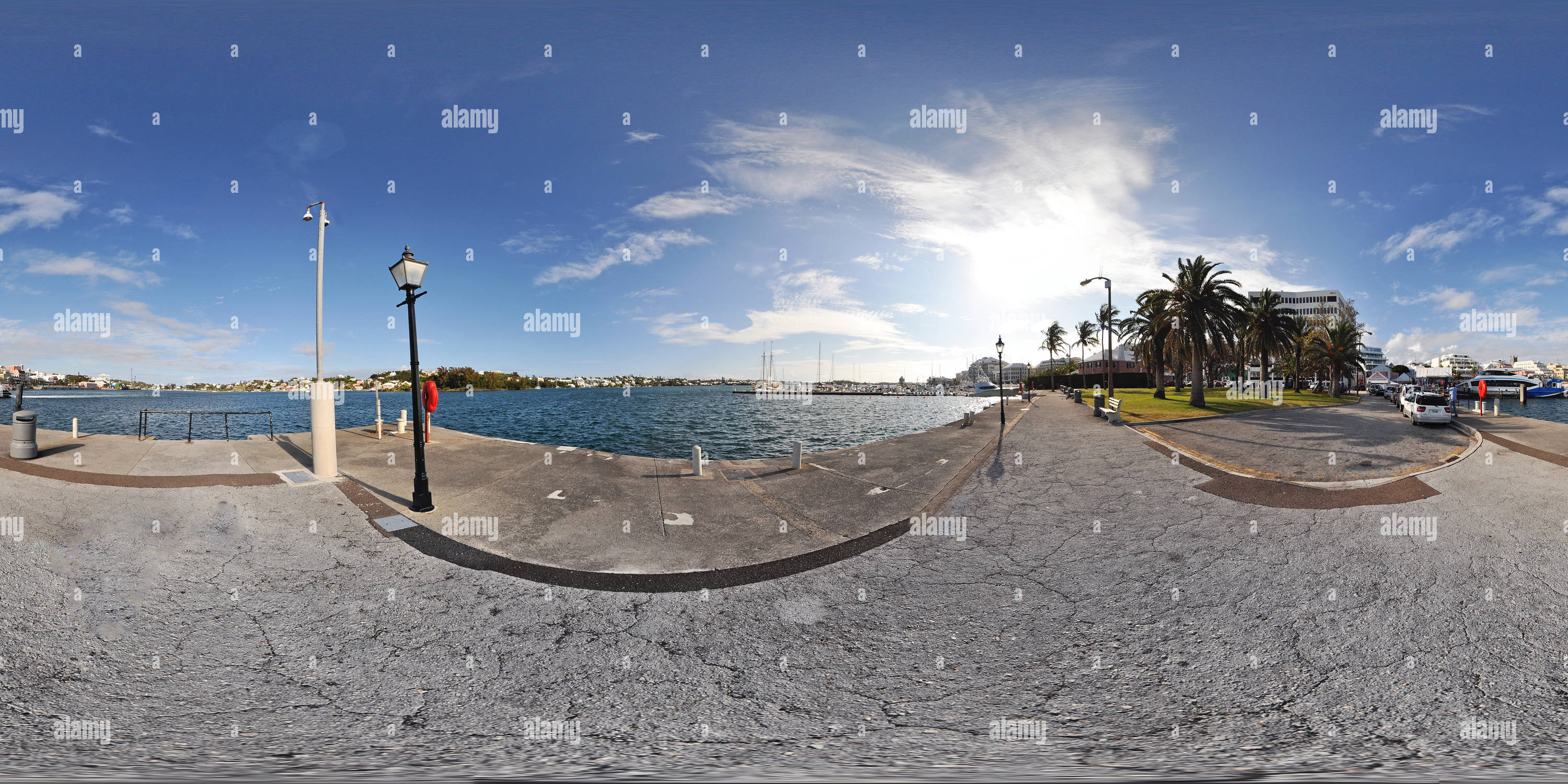 360° view of Bermuda - Hamilton, Point Pleasant Park - Alamy