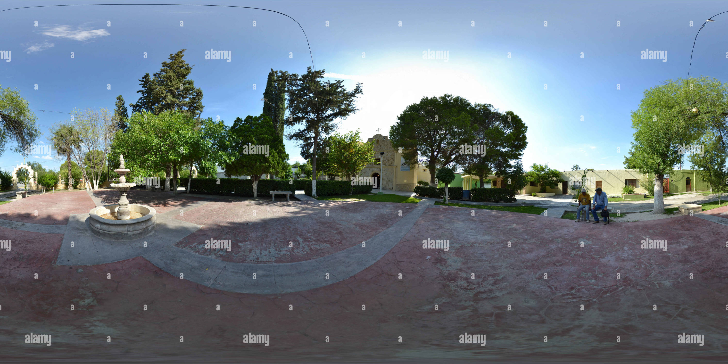 360° view of Iglesia Nadadores Coahuila - Alamy
