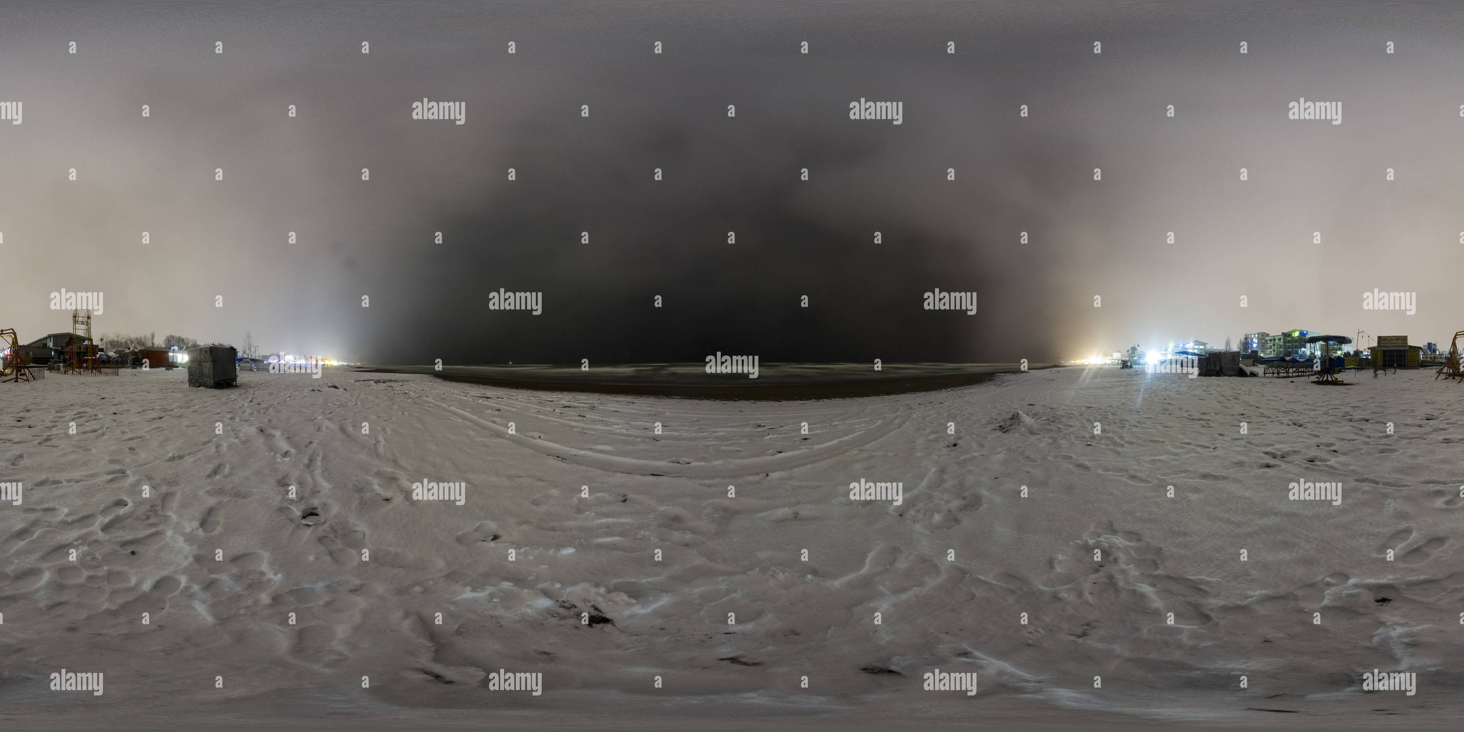 360° view of Babolsar Seaside ( Winter 2014 - Alamy