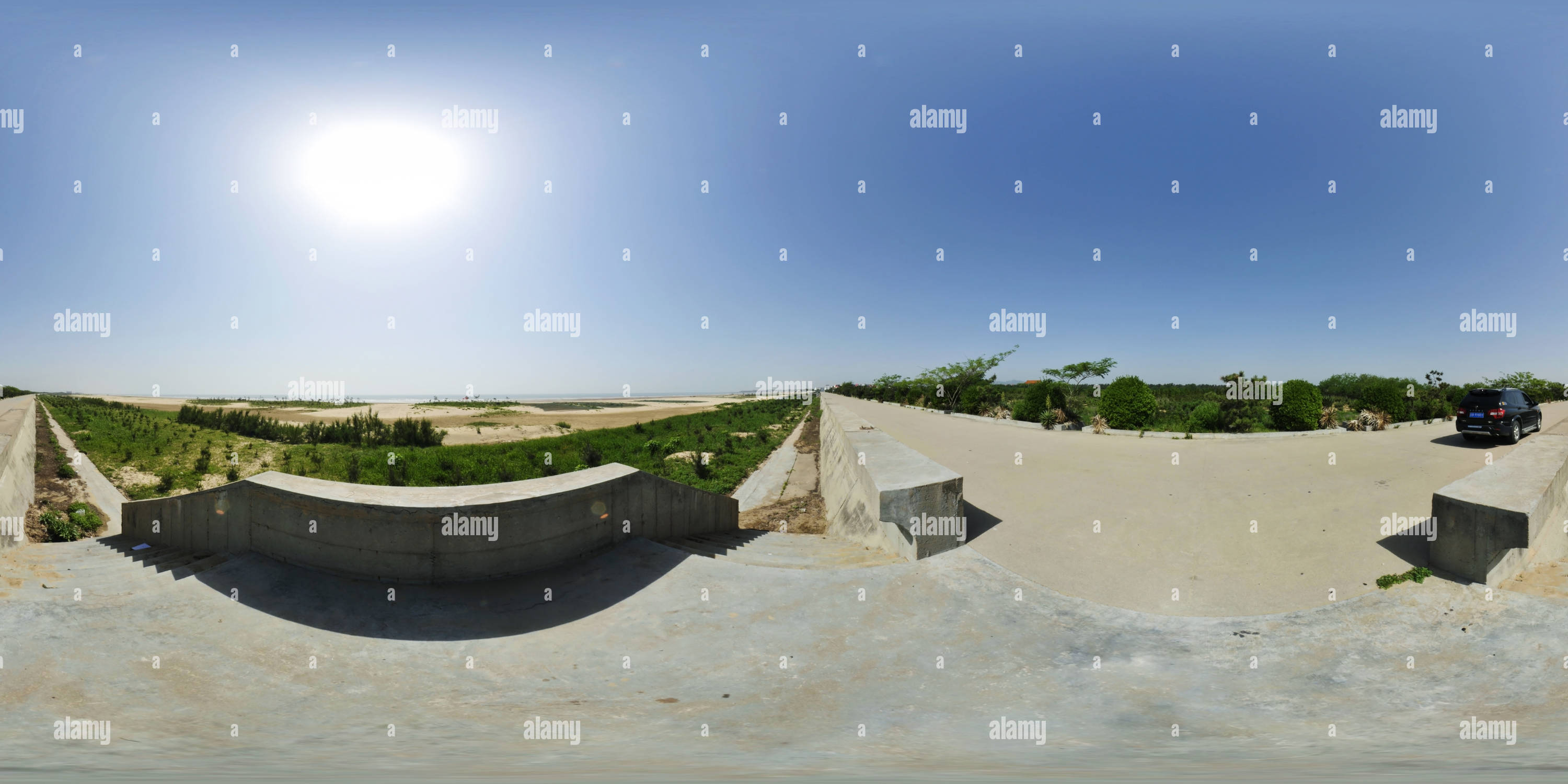 360° view of Rizhao National Forest Park (187) 观海大道 - Alamy