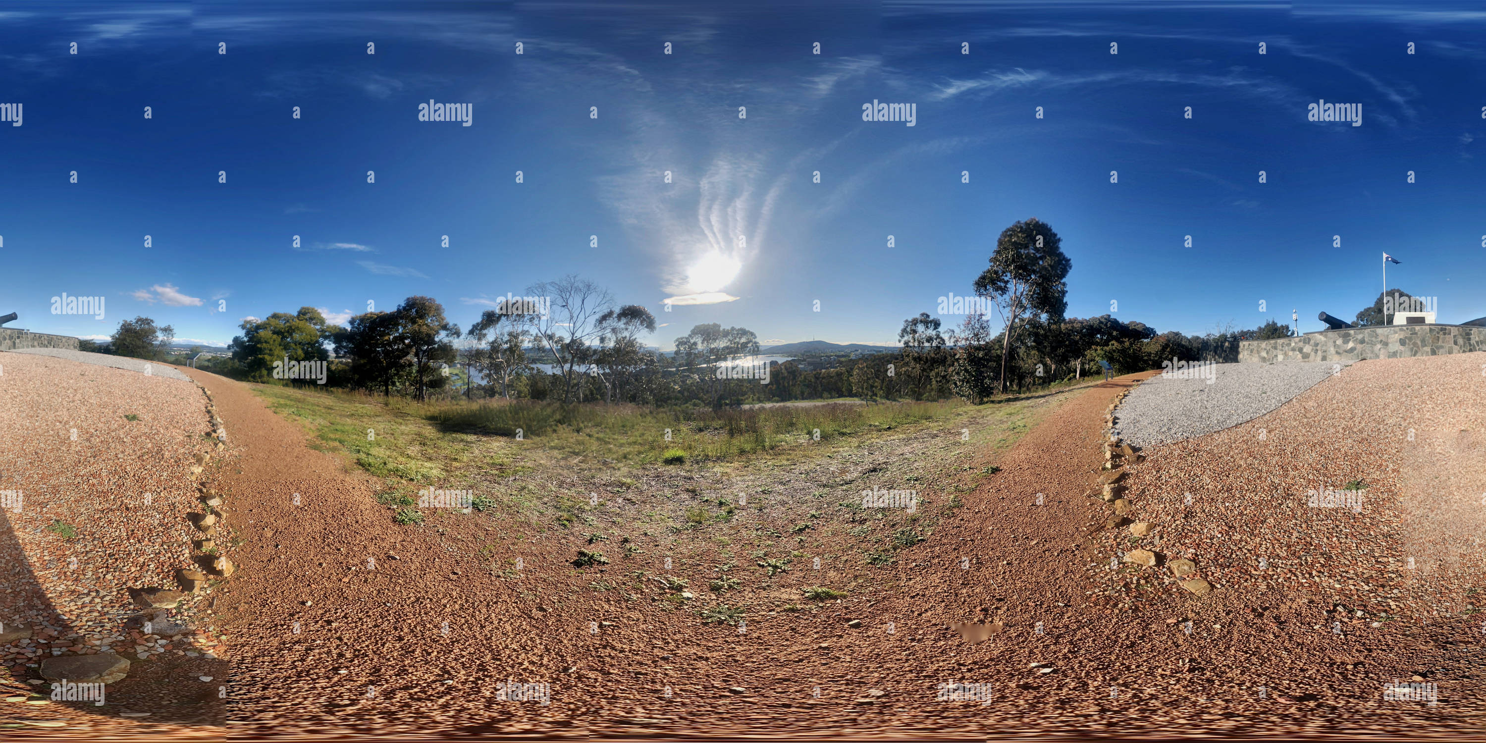 360° view of View Mount Pleasant Memorial Lookout, Canberra, 2021, 3 ...
