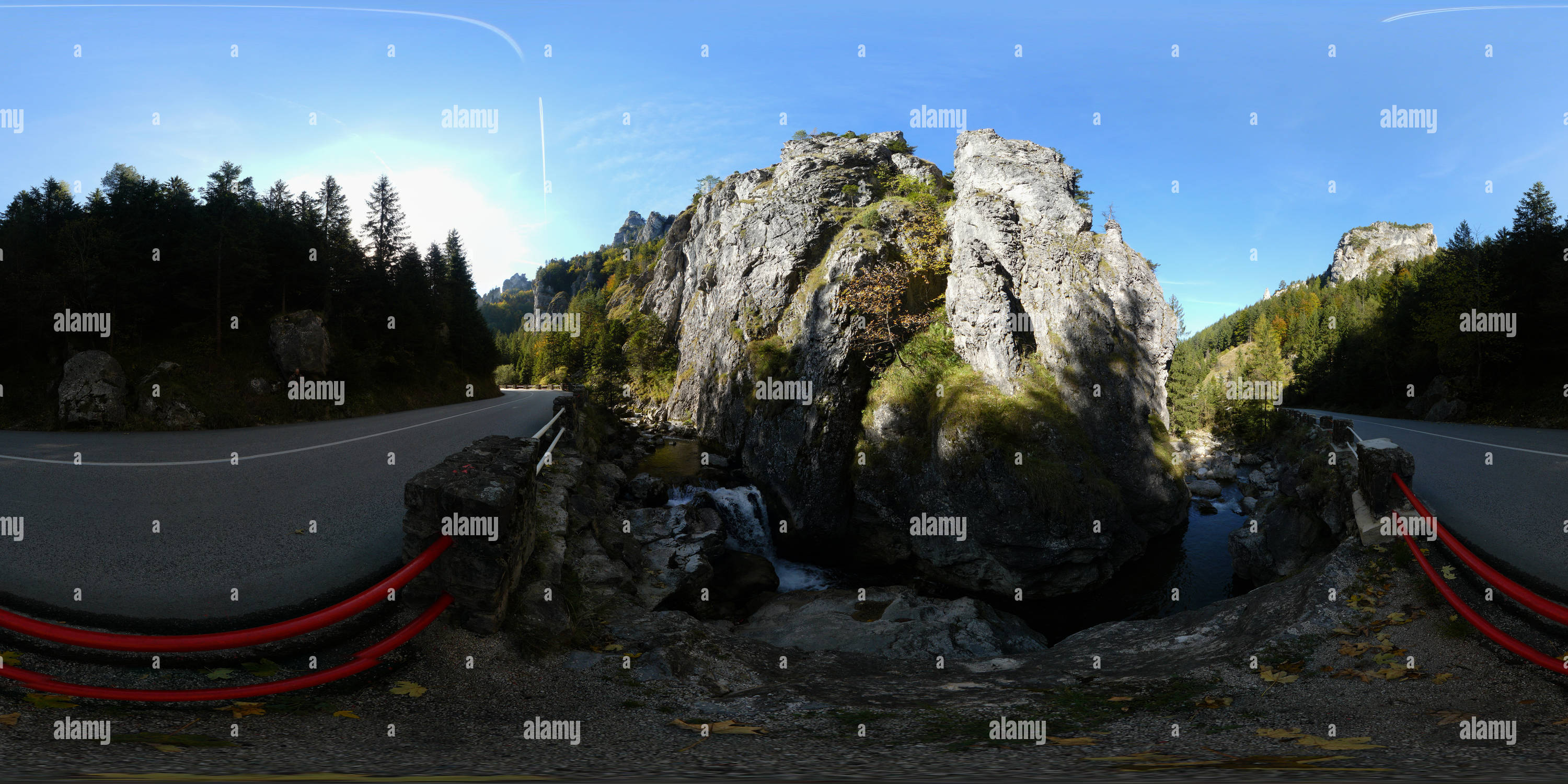 360° view of Terchová - Tiesňavy - Vrátna potok - Alamy