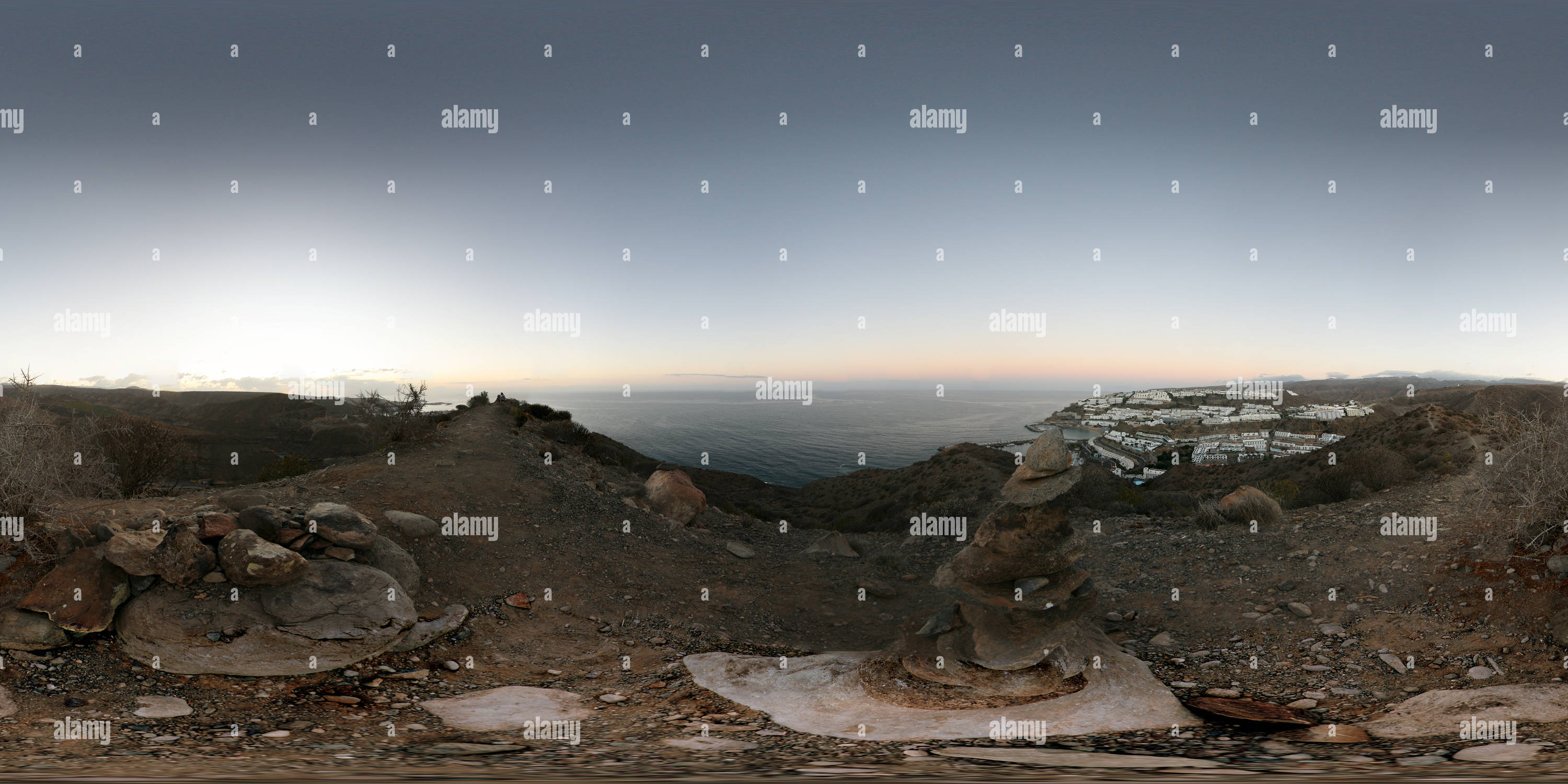 360° view of Puerto Rico, Gran Canaria - Alamy