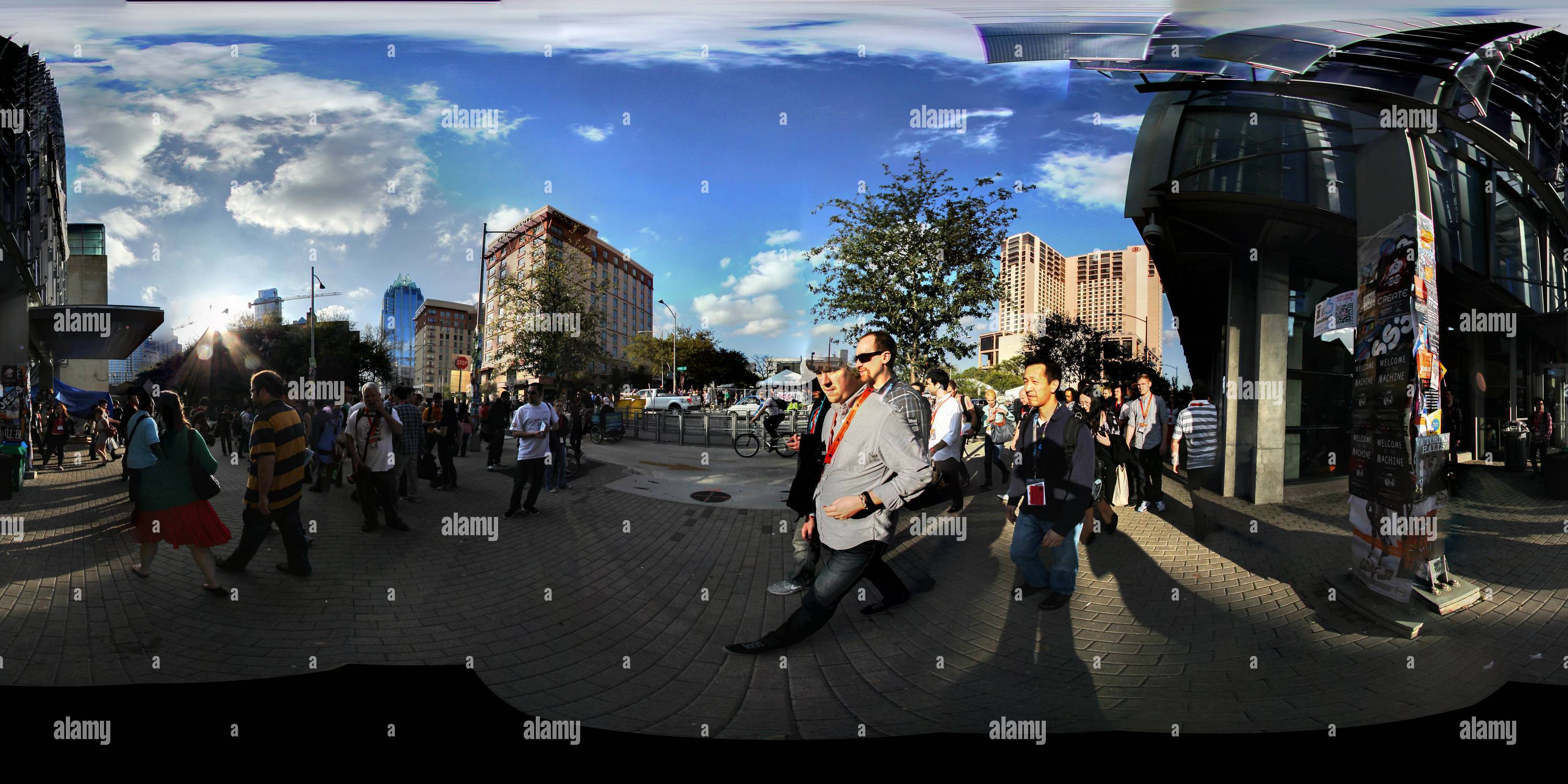 360° view of SXSW Interactive, Day #6 Live 360 Panorama 12:19 PM - Alamy