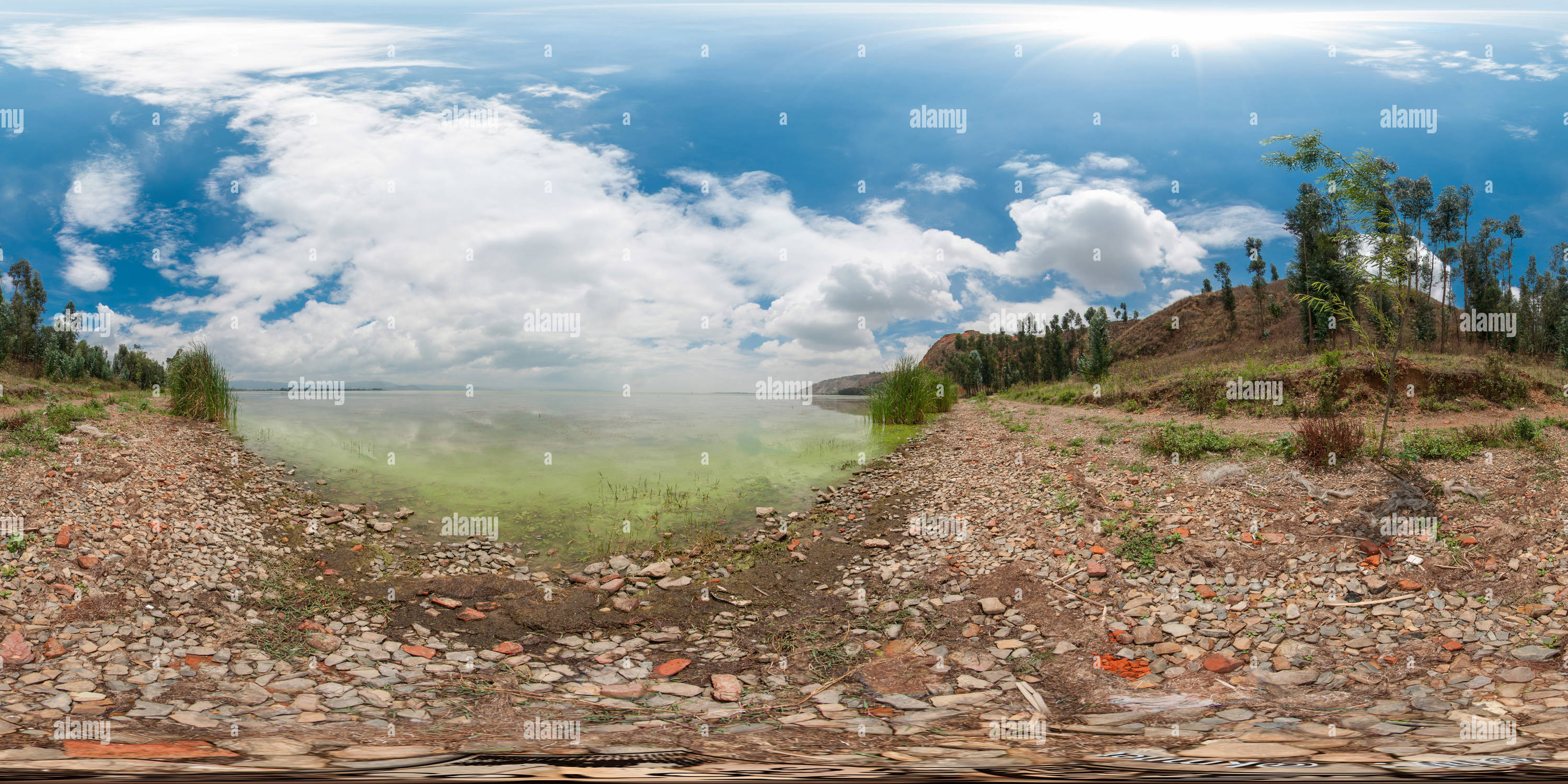360° view of Dianchi Lake, the south bank of（滇池南岸） - Alamy