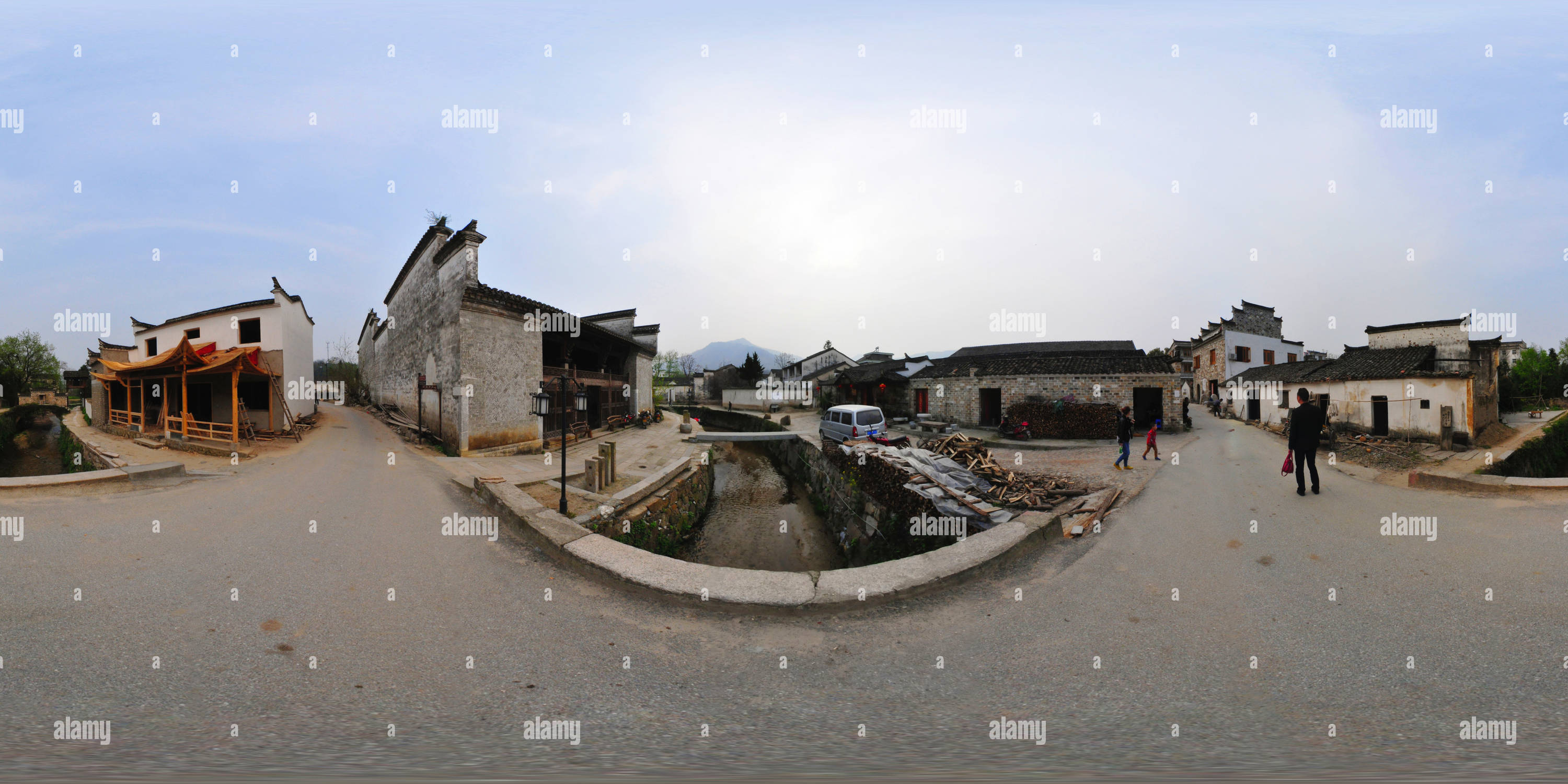 360° view of Ma Tau Wall 马头墙 (157 - Alamy