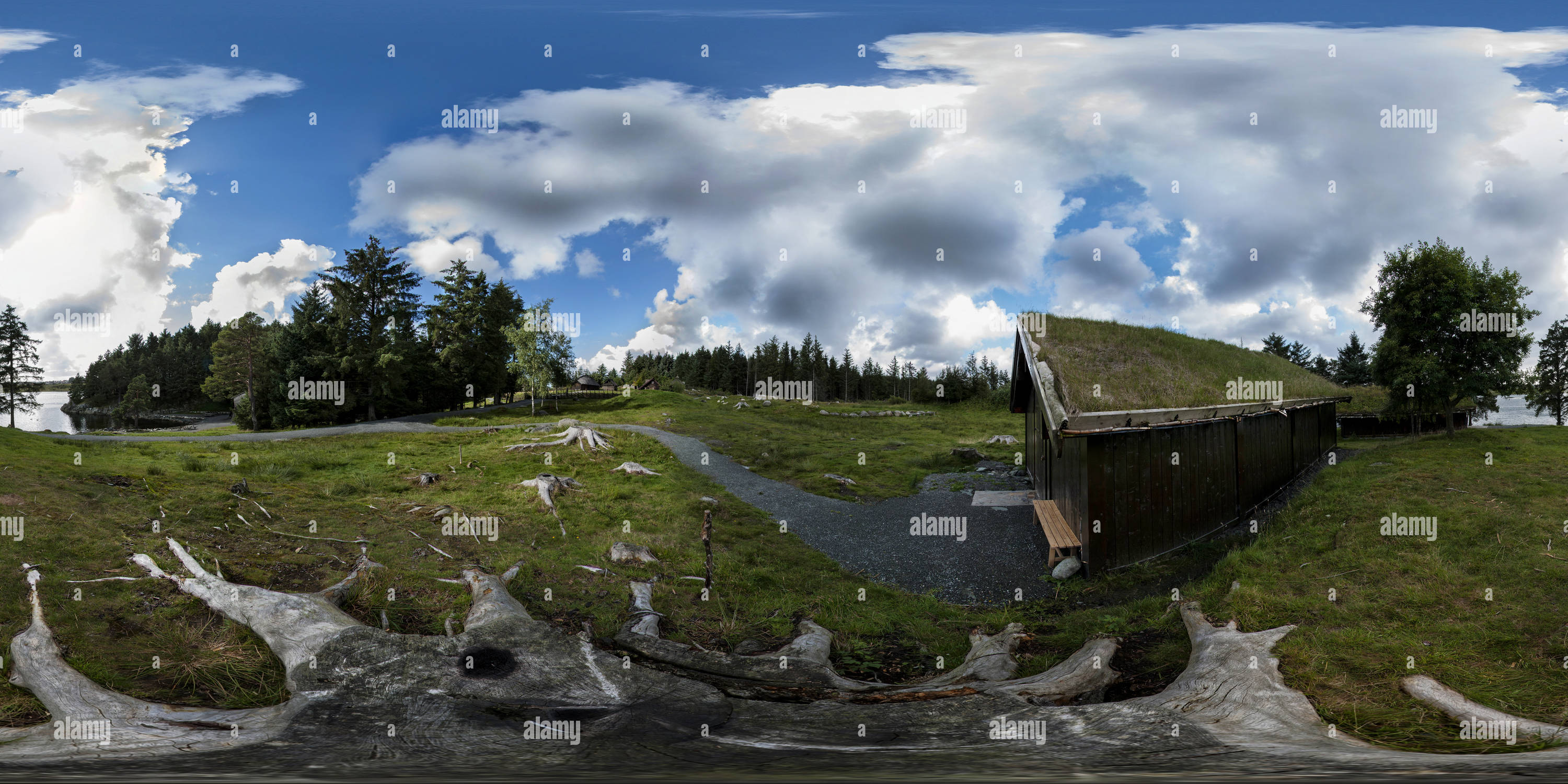 360° view of Viking Village 02 - Alamy