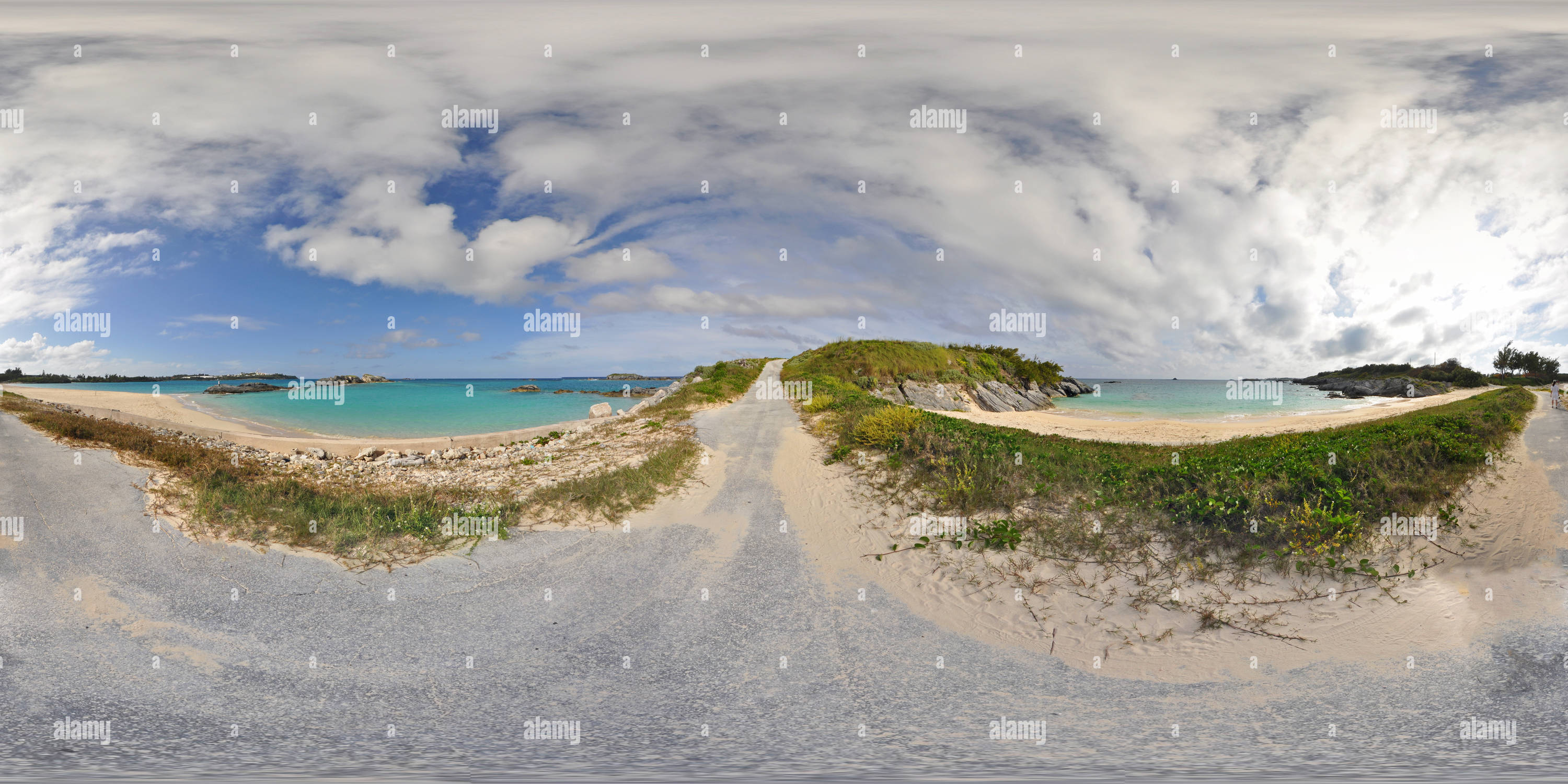 360° view of Bermuda - Cooper's Island Beach - Alamy