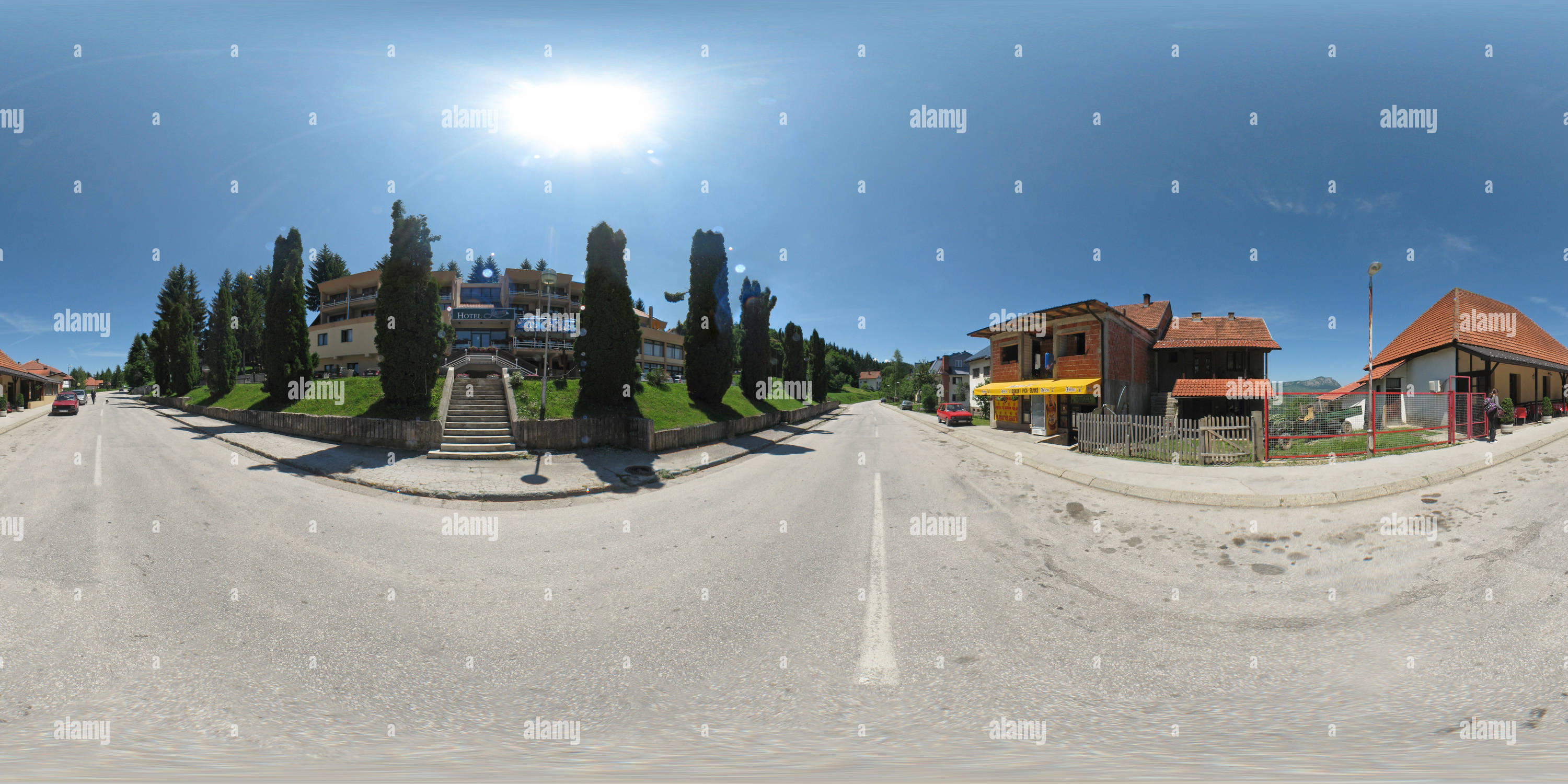 360° view of Ivanjica - The Village of Kusici on a Sunny Day-1 - Alamy