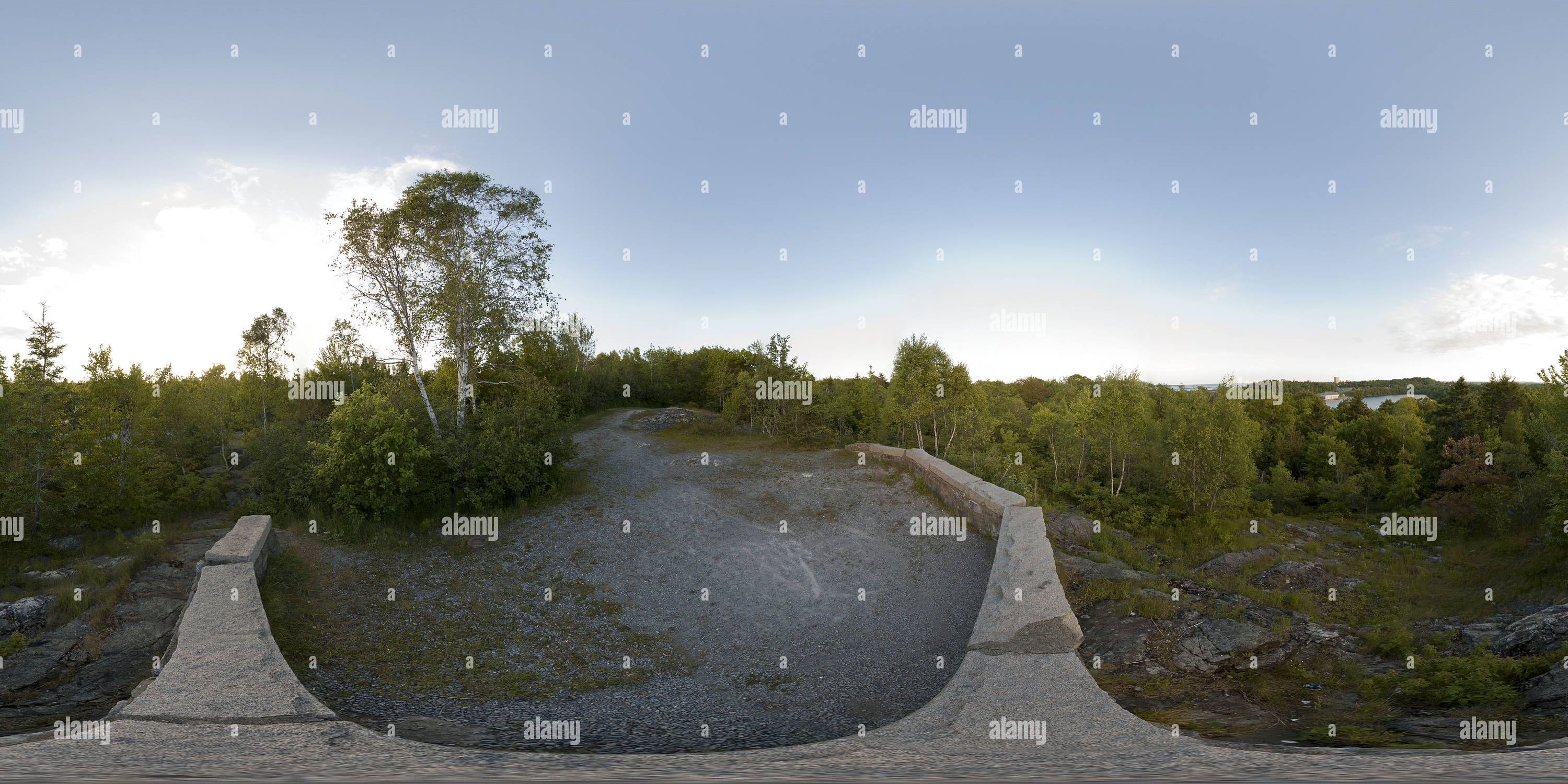 360° view of New Brunswick, Saint John, Rockwood Park, Lookout - Alamy