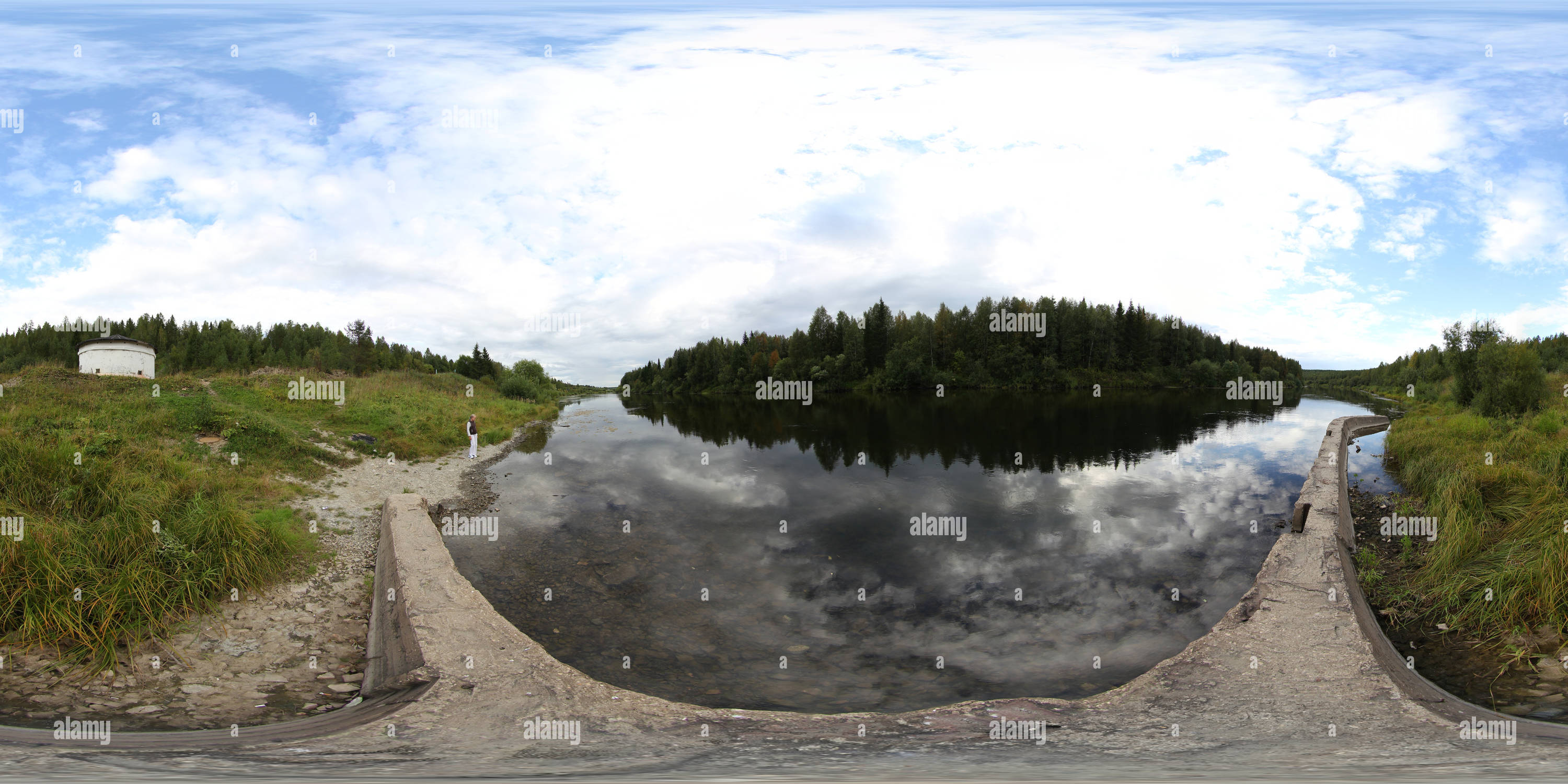 360° view of River Ukhta Vodny - Alamy