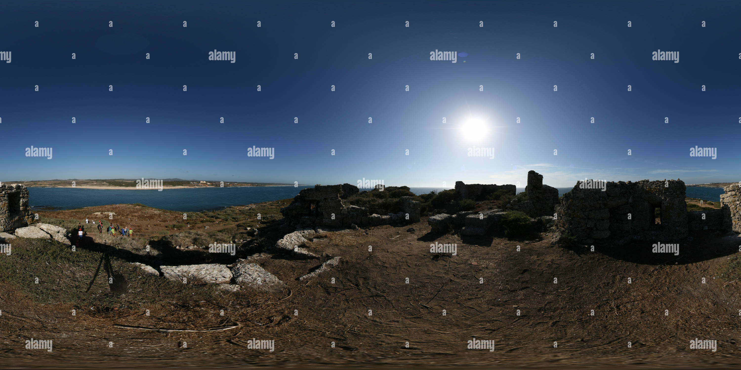 360° view of Ilha do Pessegueiro - Alamy