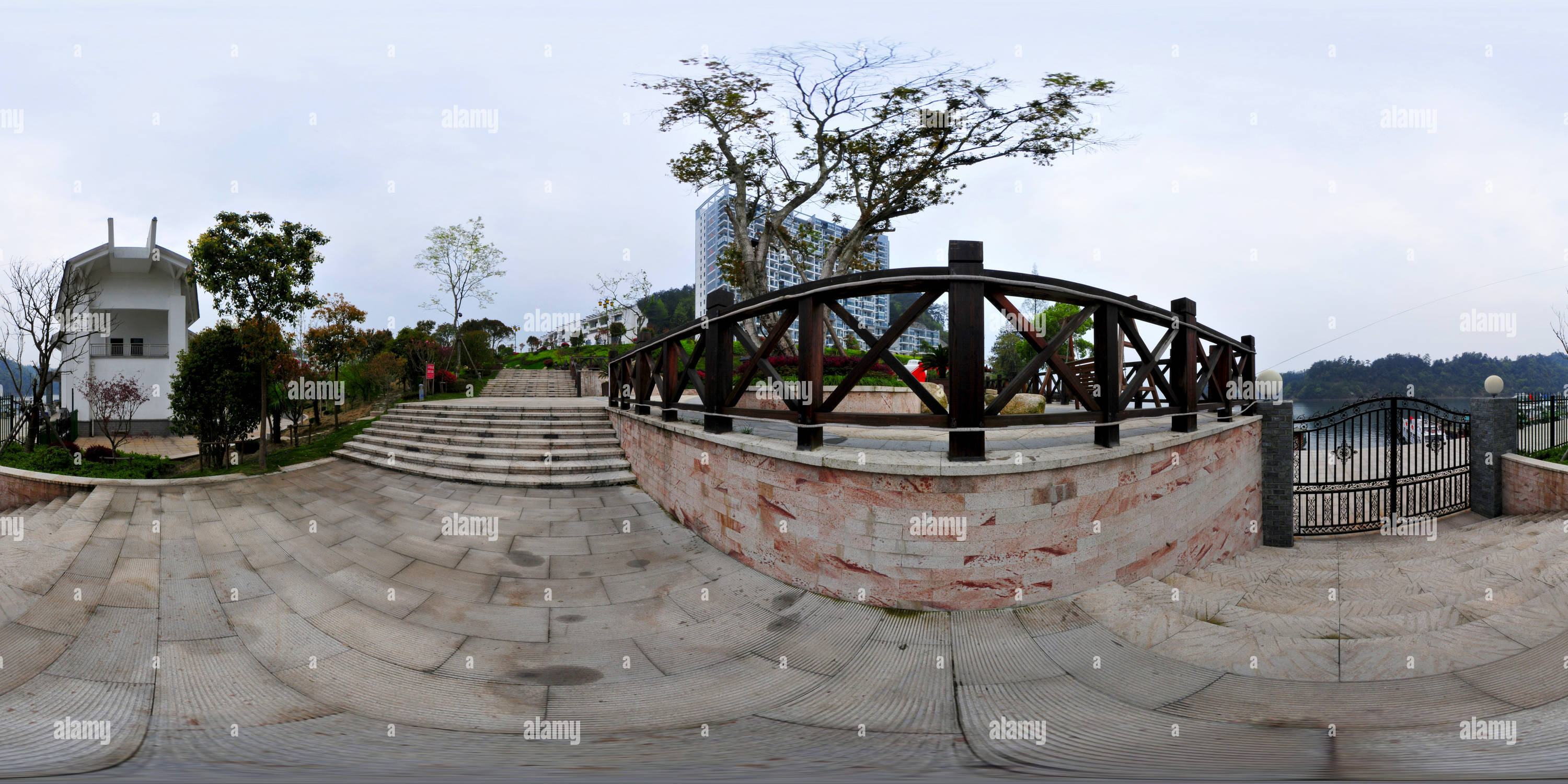 360° view of Taiping lake Pier 太平湖码头 (553 - Alamy