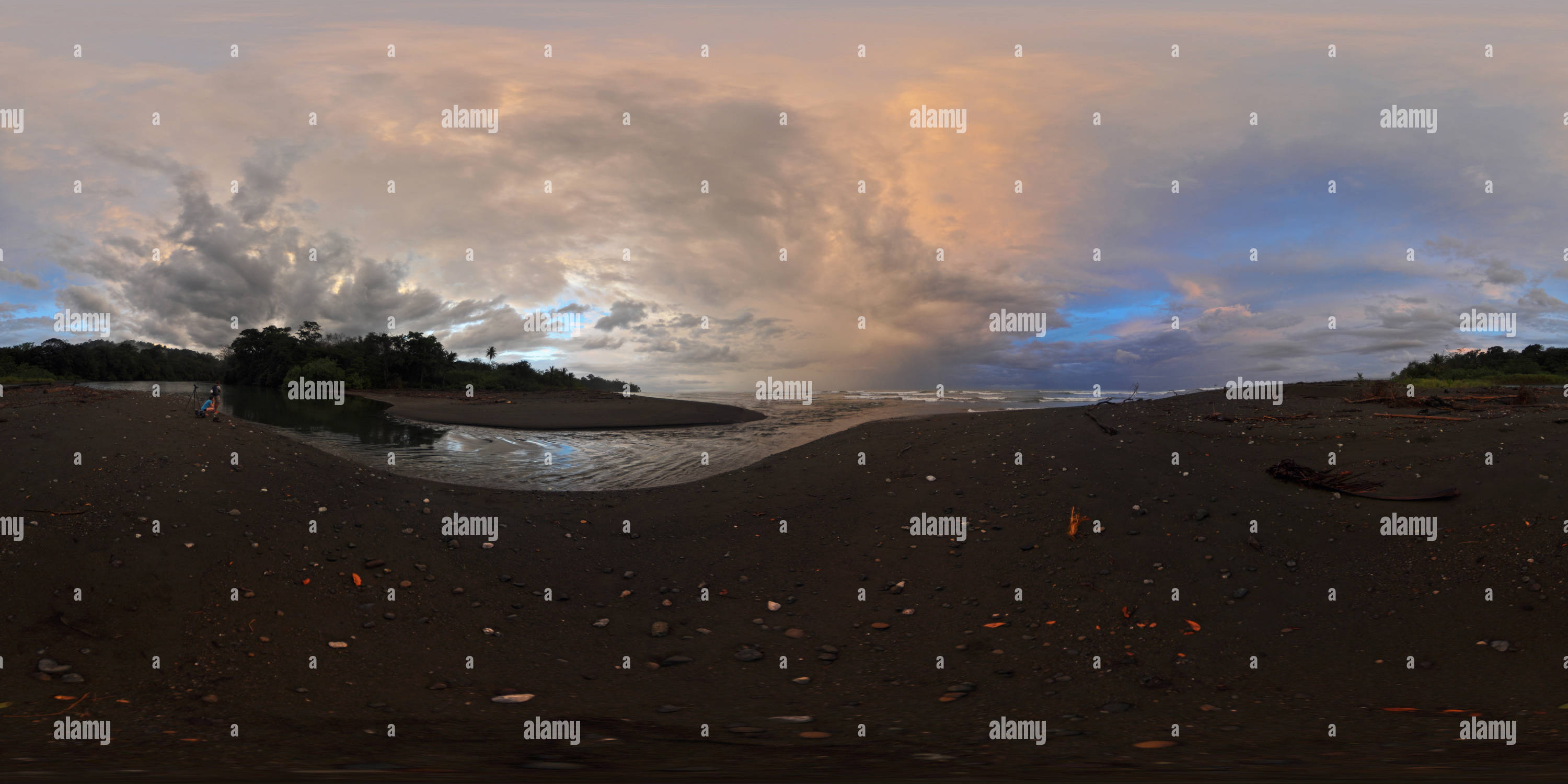 360° view of Corcovado national park 03 - Alamy
