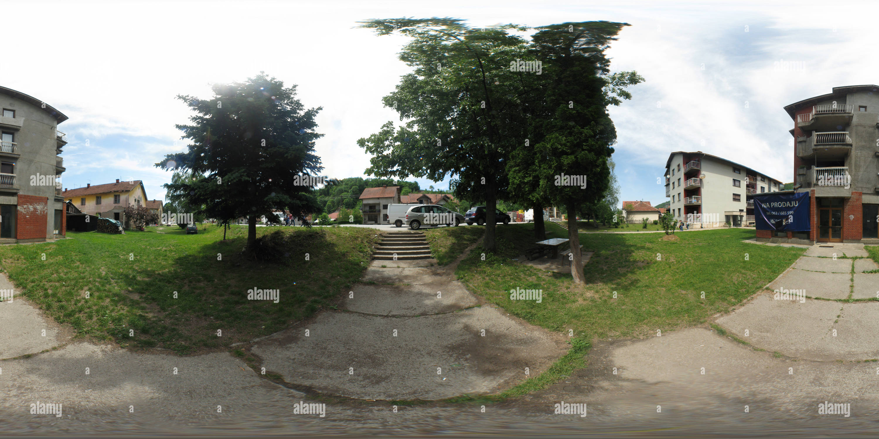 360° view of Ivanjica - Buildings at Bukovica - Alamy