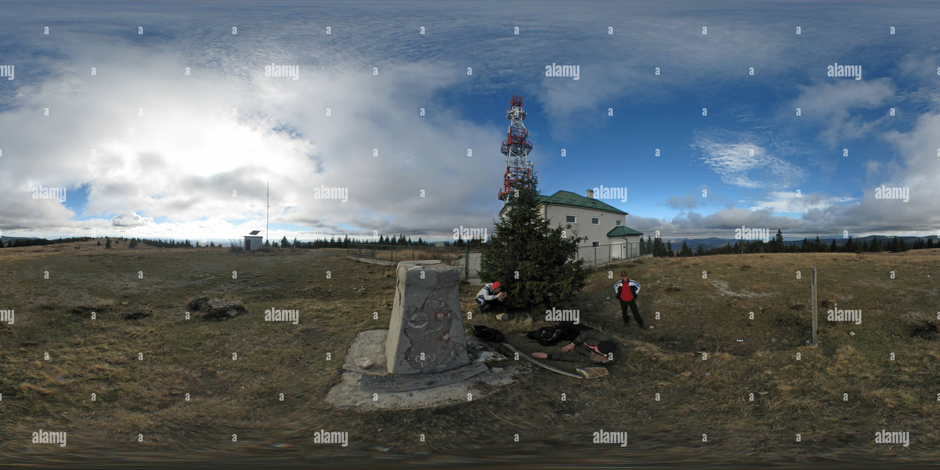 360° view of Ivanjica - Near the Clouds, at Jankov Kamen - Alamy