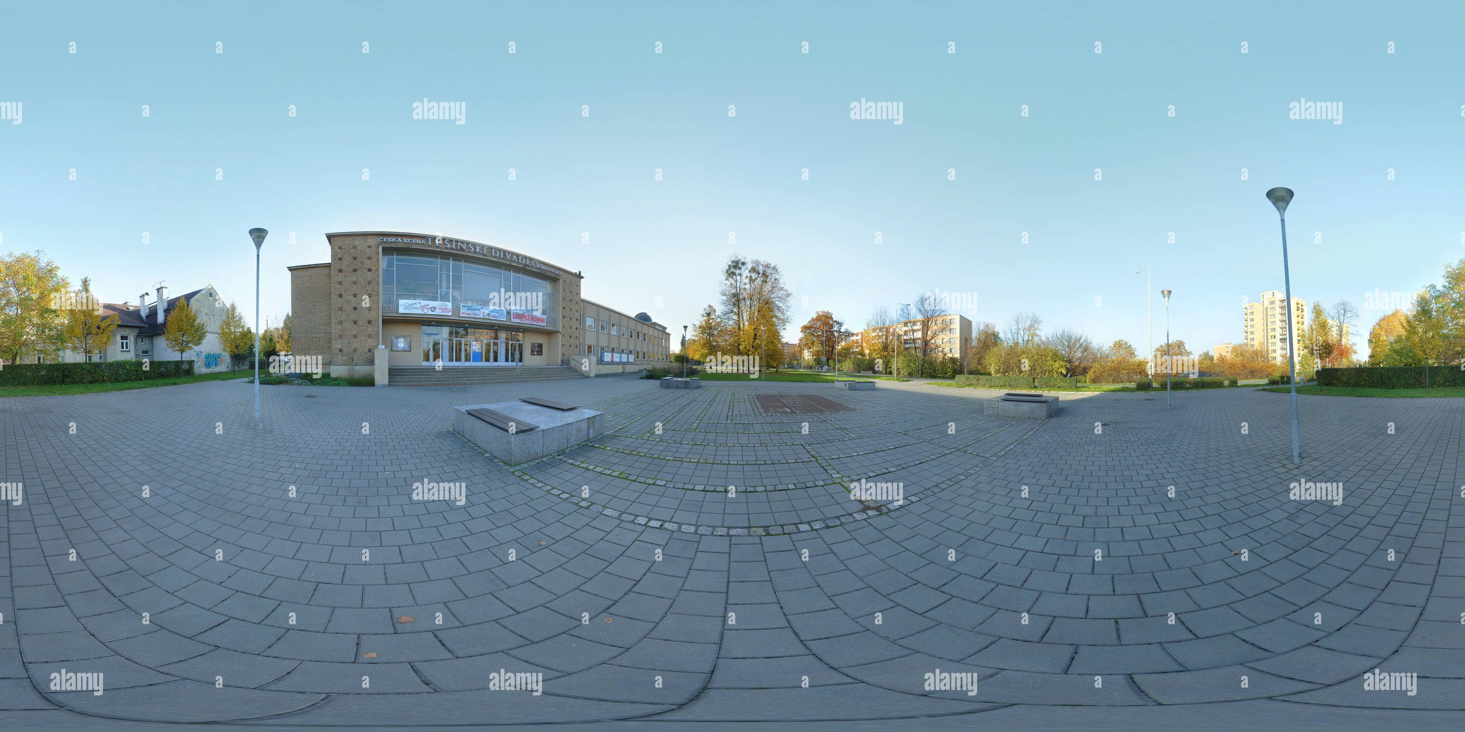 Cieszyn czeski architecture theatre theater divadlo scena polska tesin ...