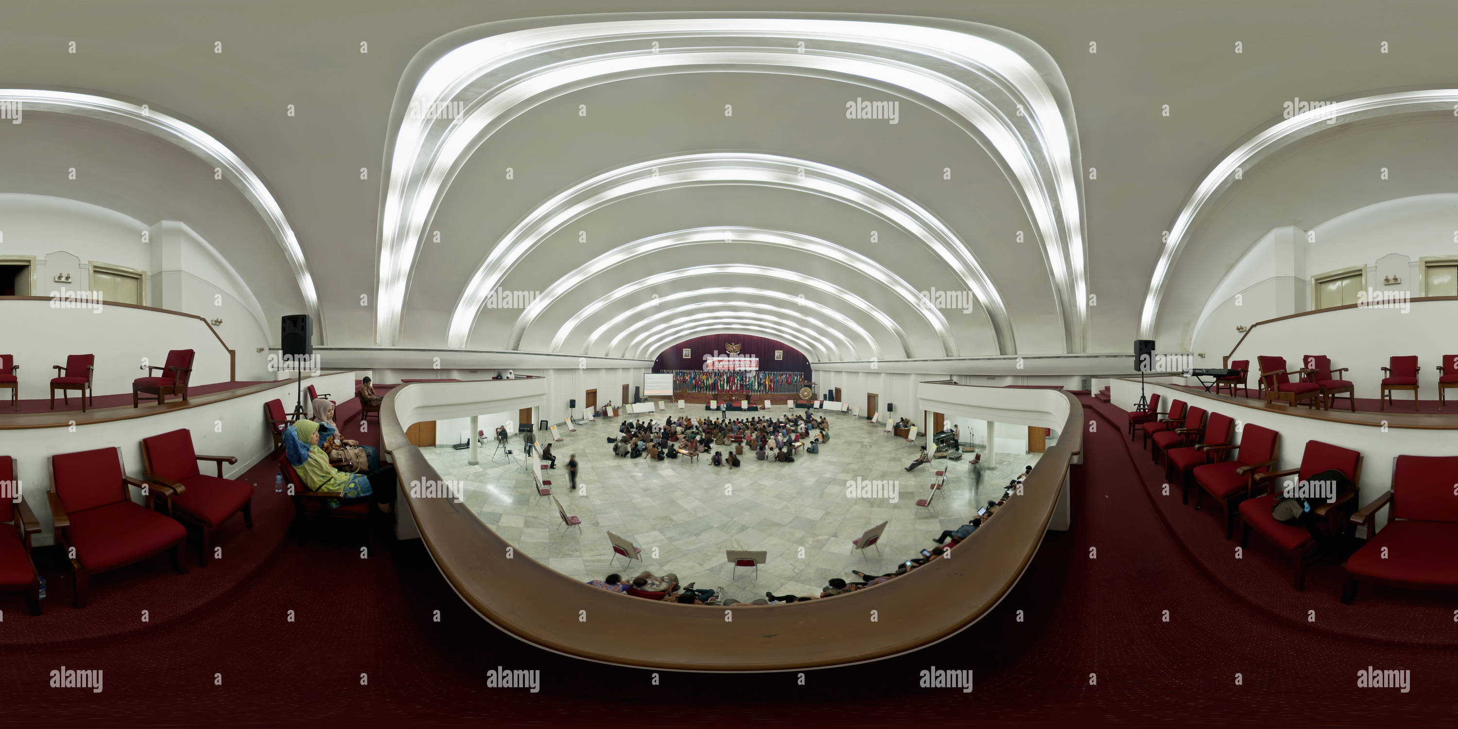 360° view of Gedung Merdeka, Bandung - Alamy